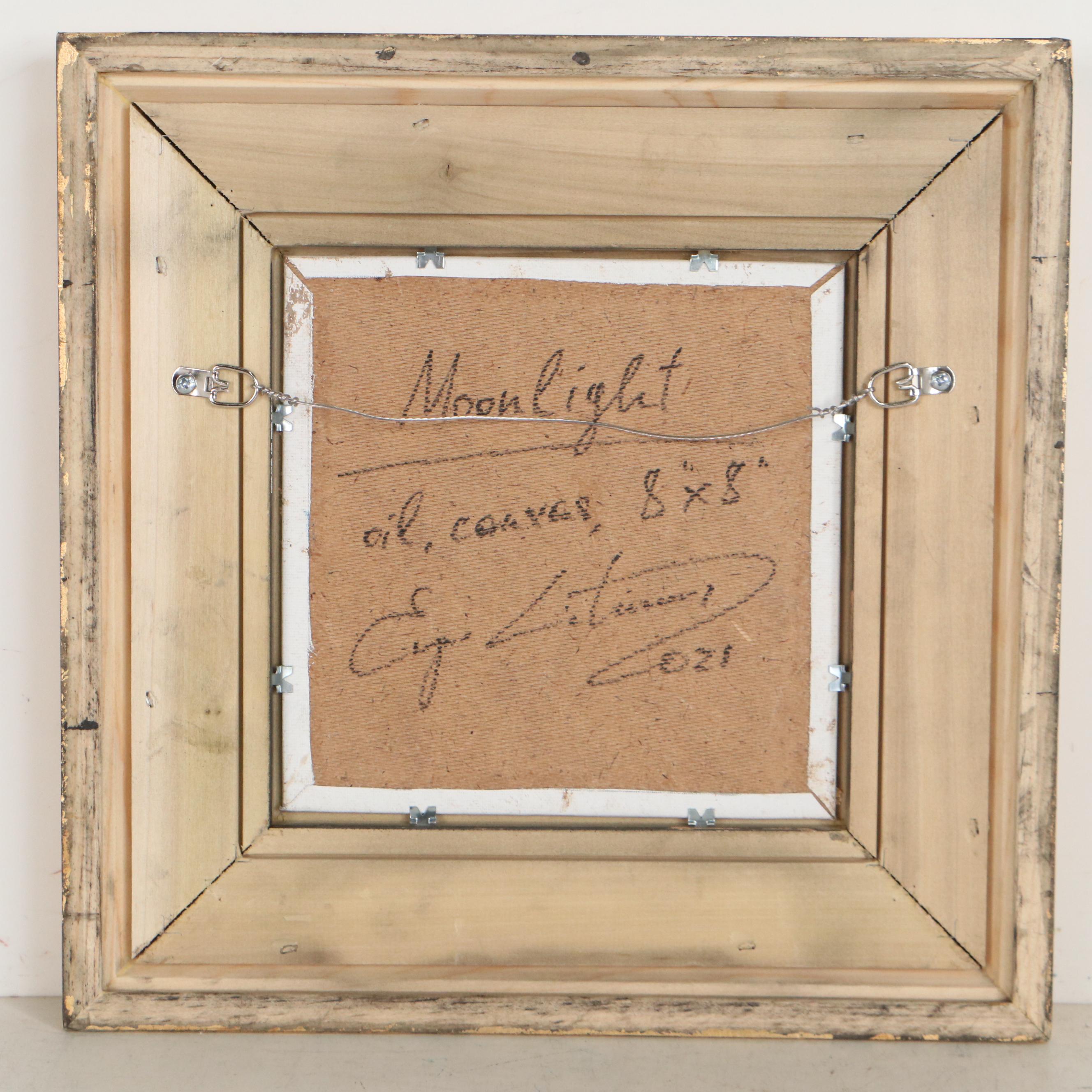 Jevgenijus Litvinas Oil Painting "Moonlight," 2021 | EBTH