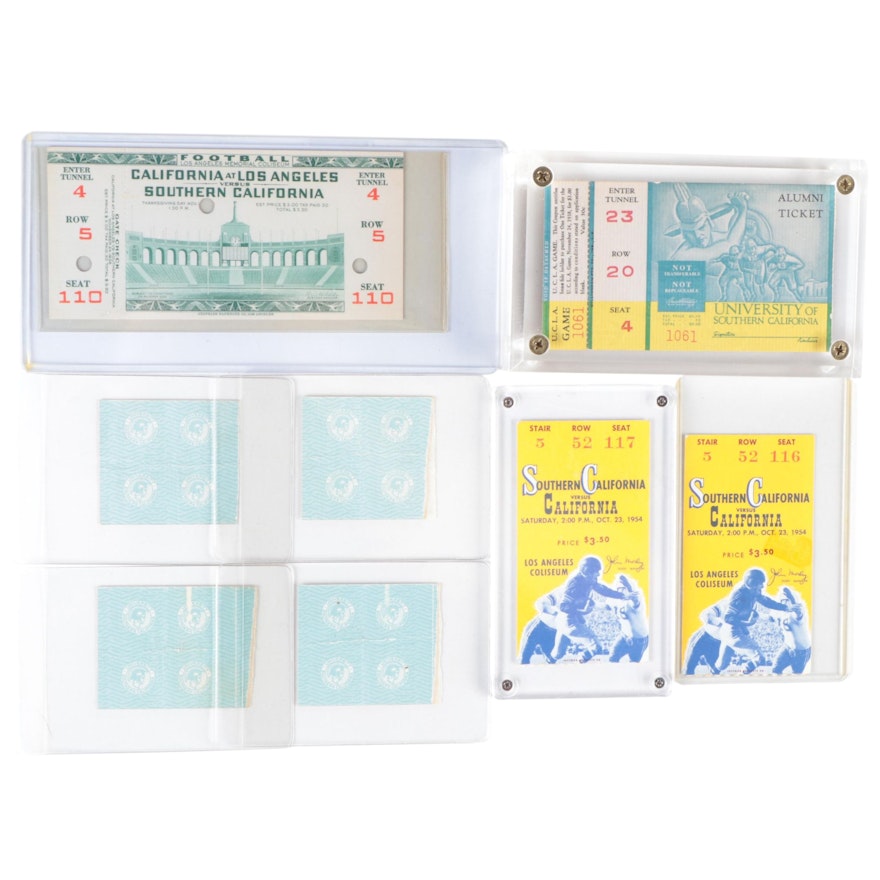 1920s-1950s University of Southern California Football Ticket Stubs | EBTH 1920s-1950s University of Southern California Football Ticket Stubs | EBTH