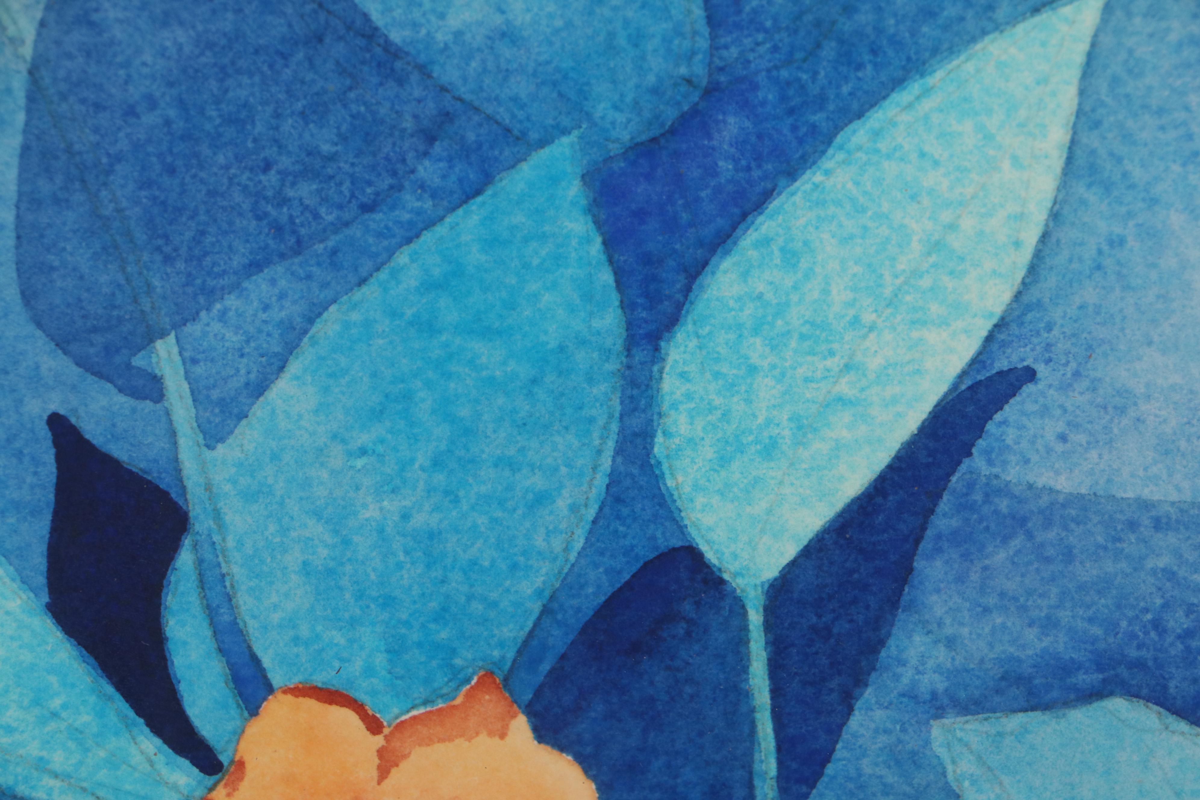 Lew Achen Floral Watercolor Painting, Late 20th Century | Everything ...