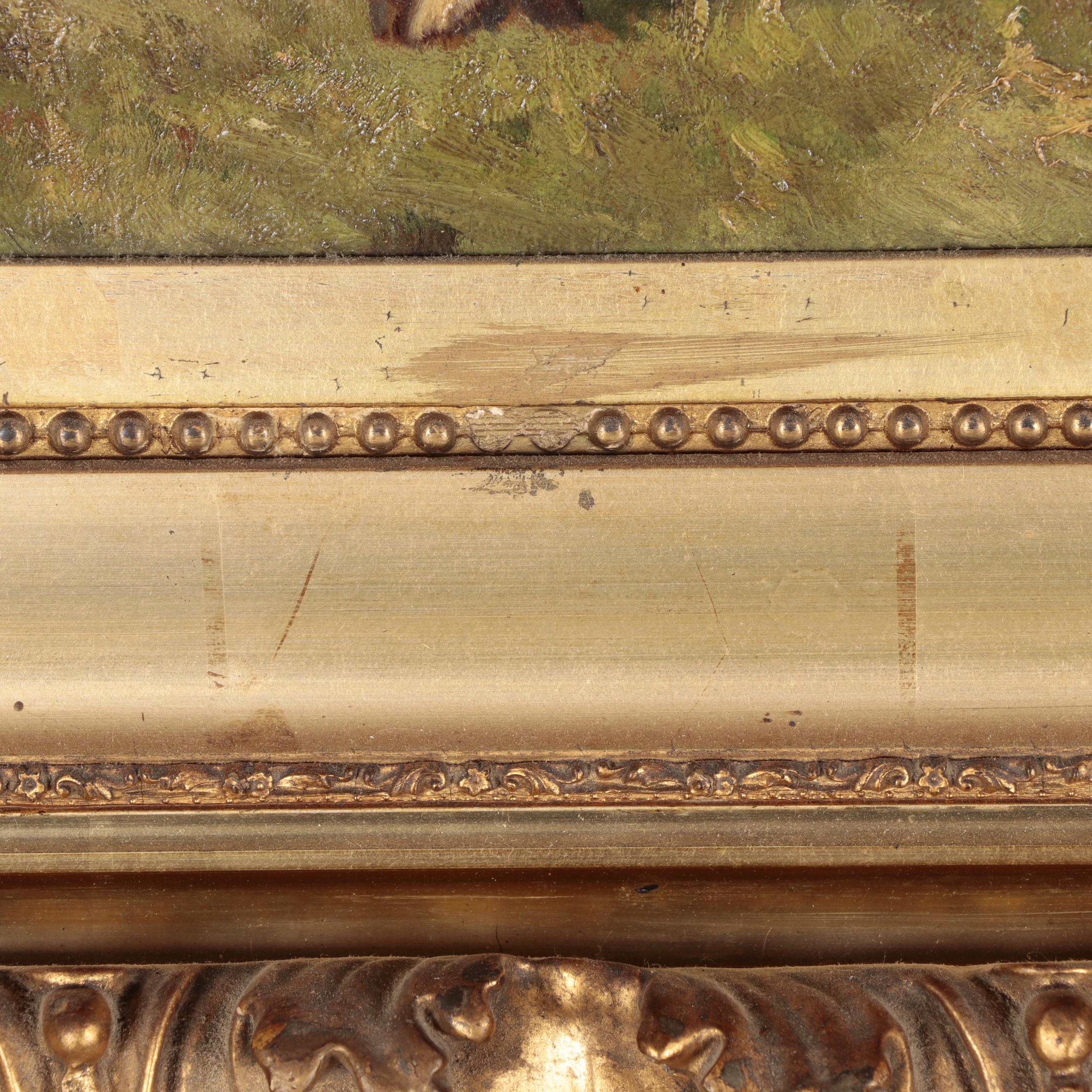 Robert Atkinson Fox Pasture Oil Painting of Cows, Early 20th Century | EBTH