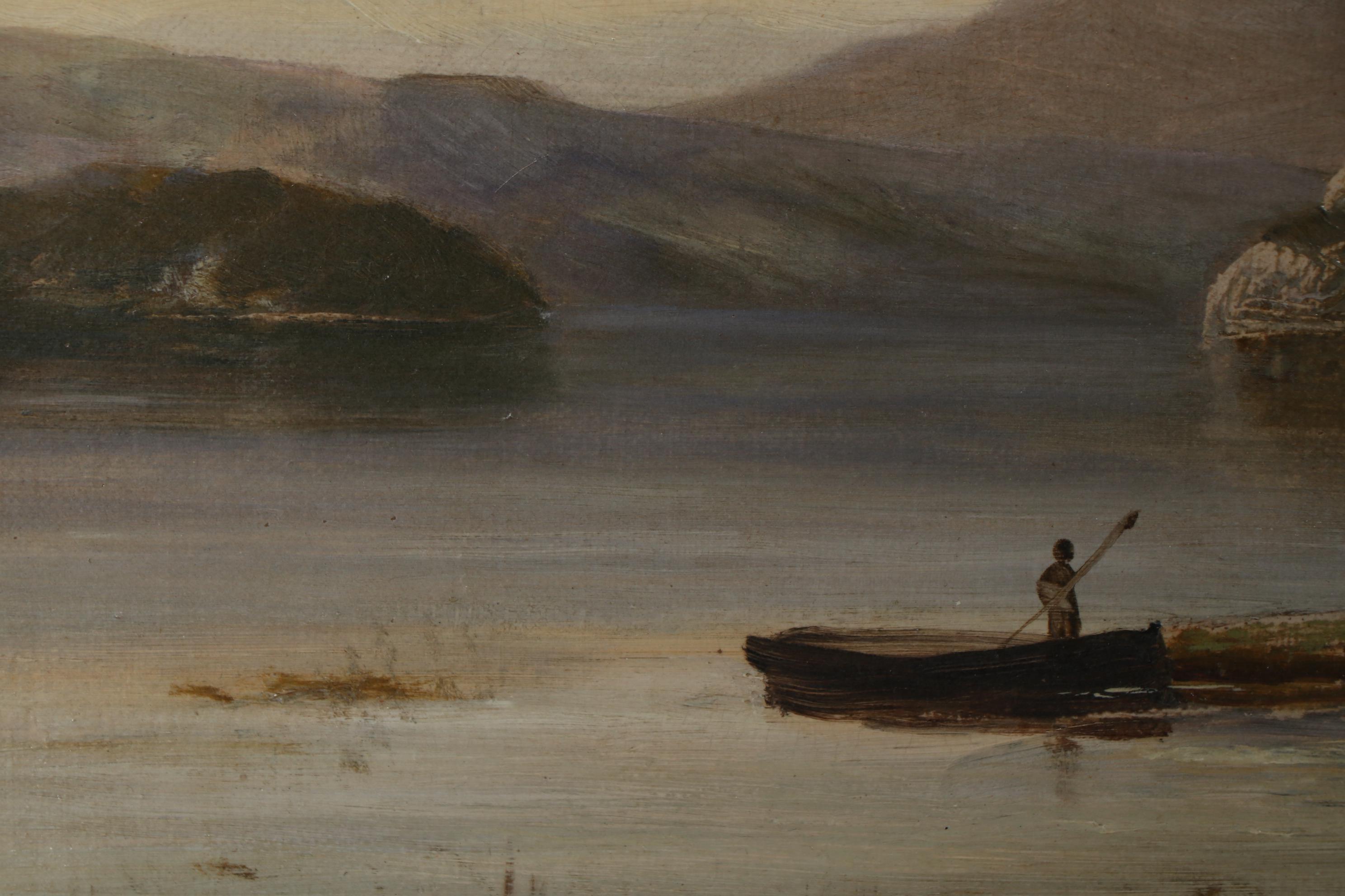 James Mudd Luminist Landscape Oil Painting of River, Late 19th Century ...