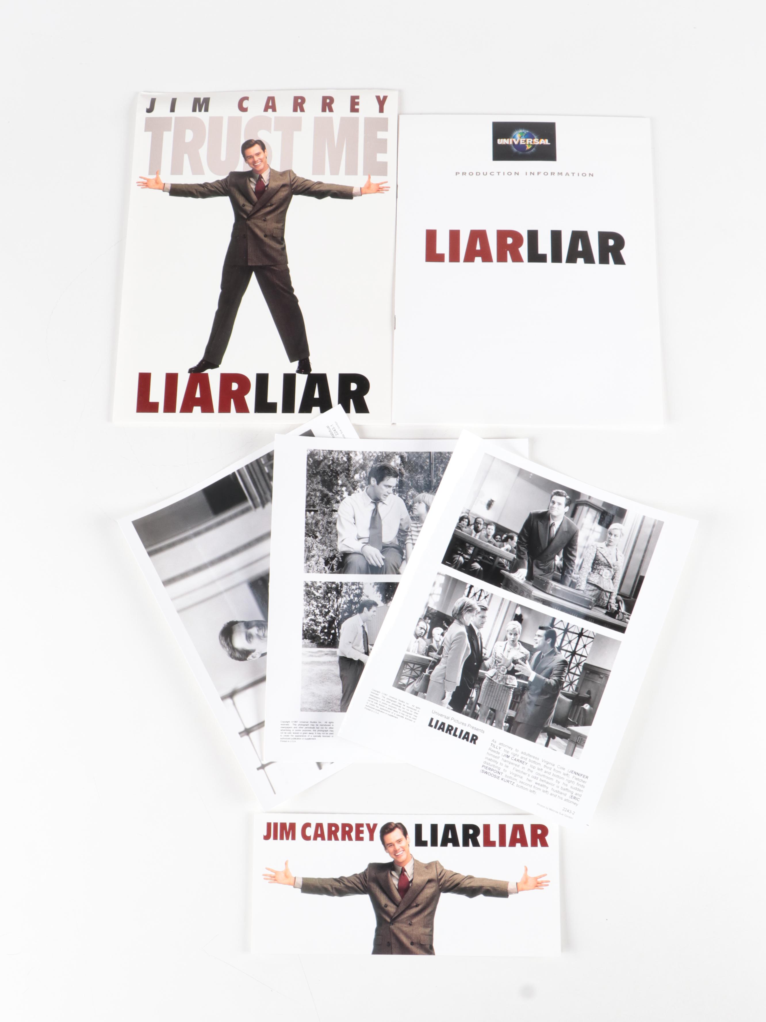 "Liar Liar" and Other Comedy Themed Movie Press Kits, 1990s | EBTH