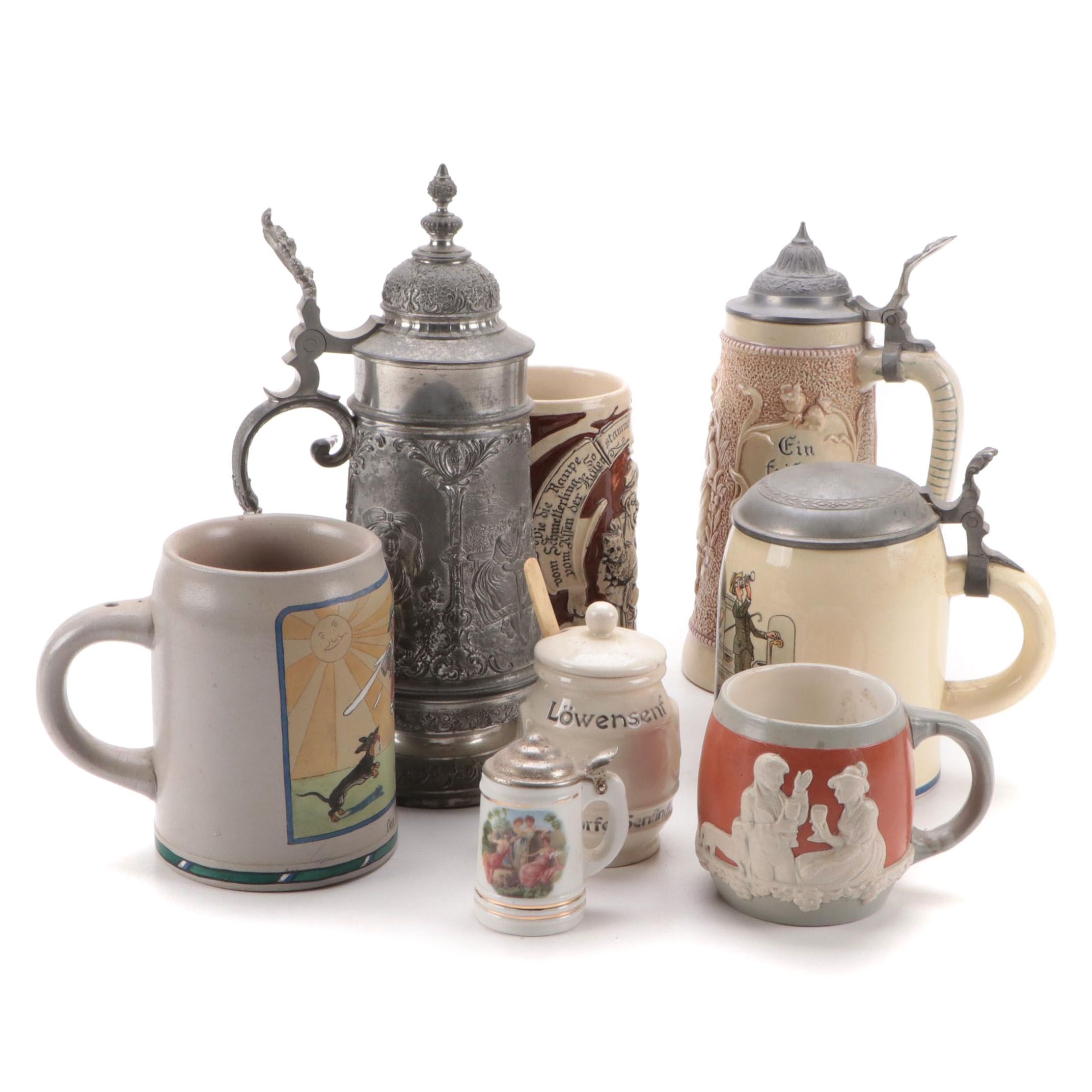 Wekara Stoneware Punch Cup with Marzi & Remy and Other Beer Steins and ...