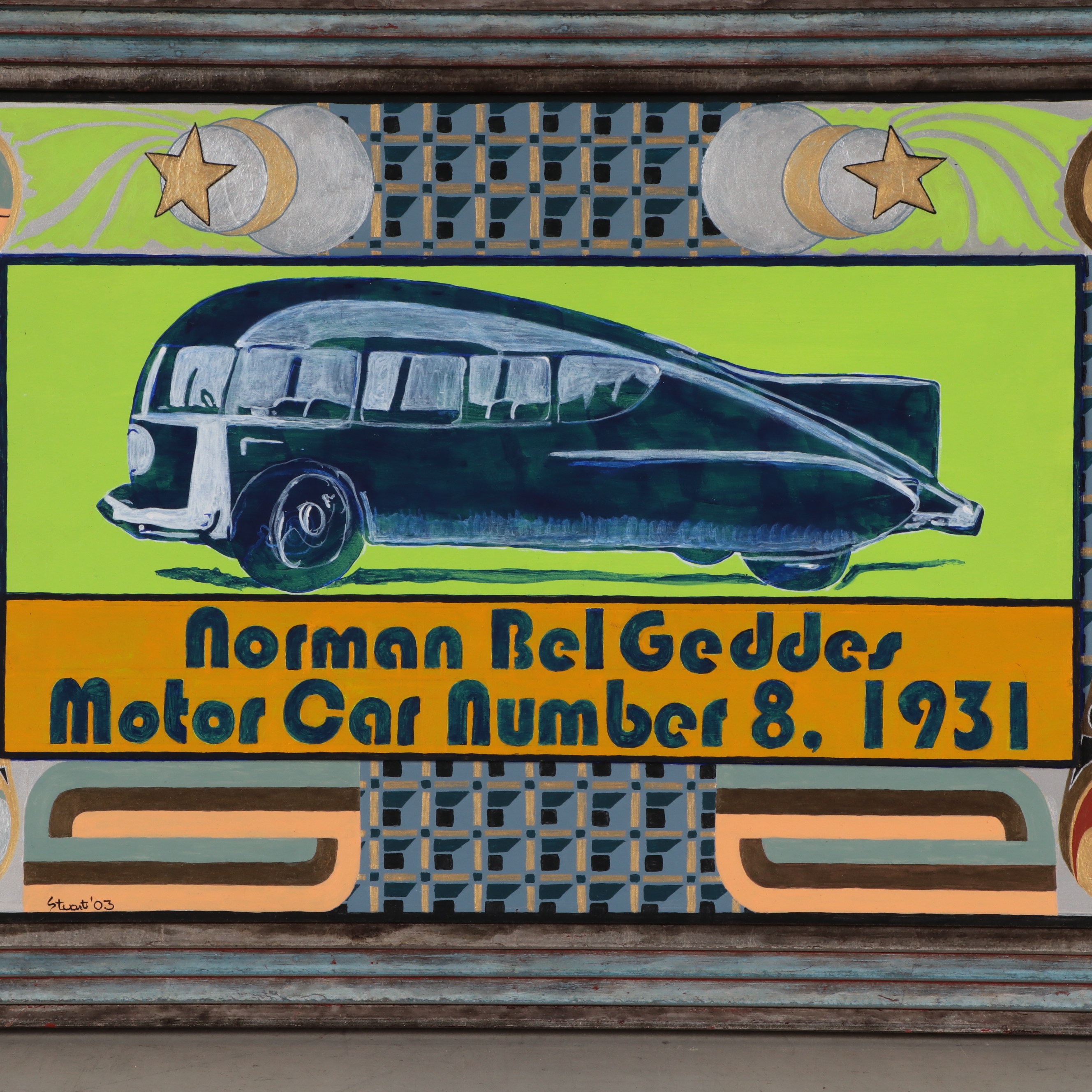 Stuart Holman Acrylic Painting "Motor Car Number Eight," 2003 | EBTH