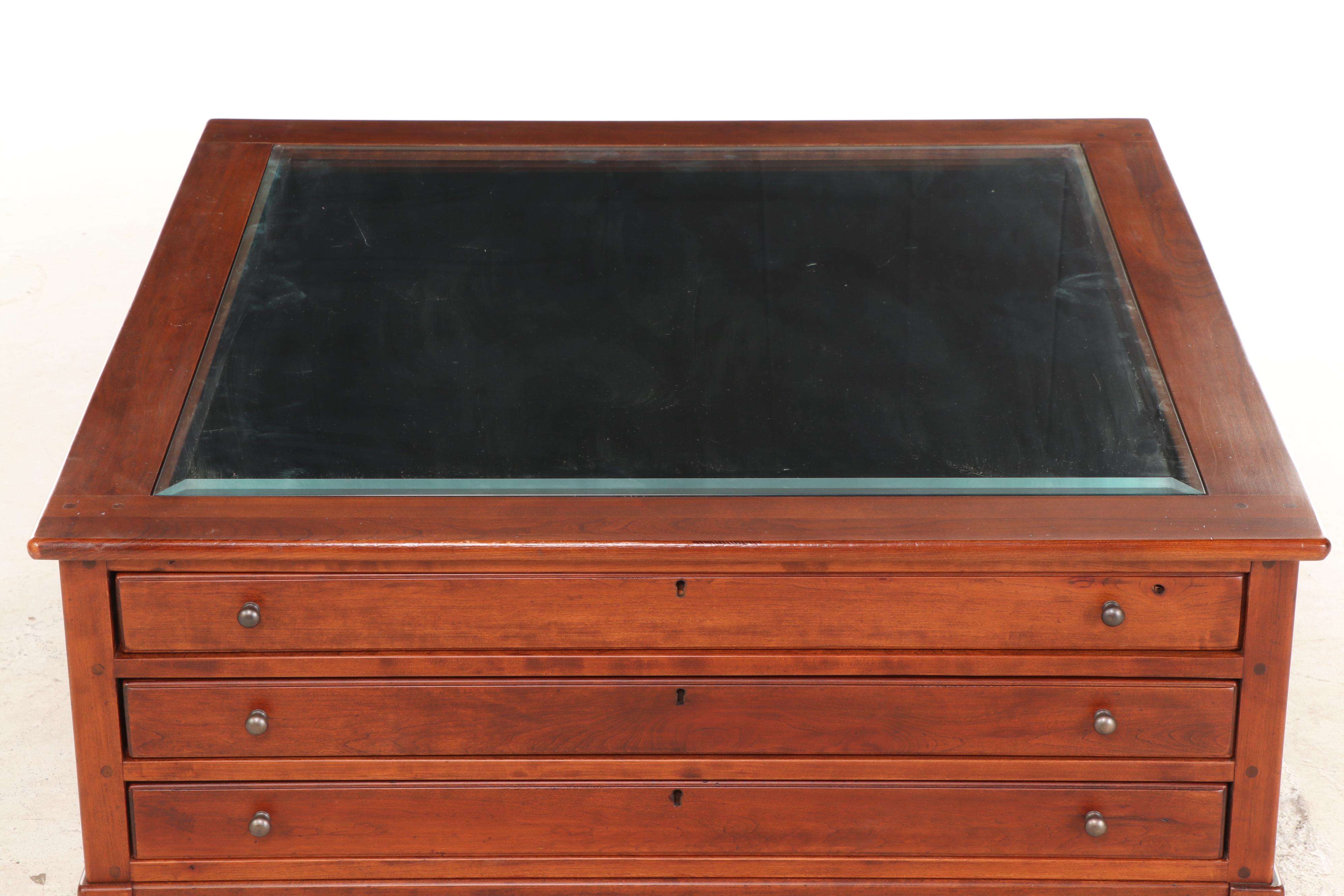 Lexington "Bob Timberlake" Cherry Coffee Table With Display Drawers | EBTH