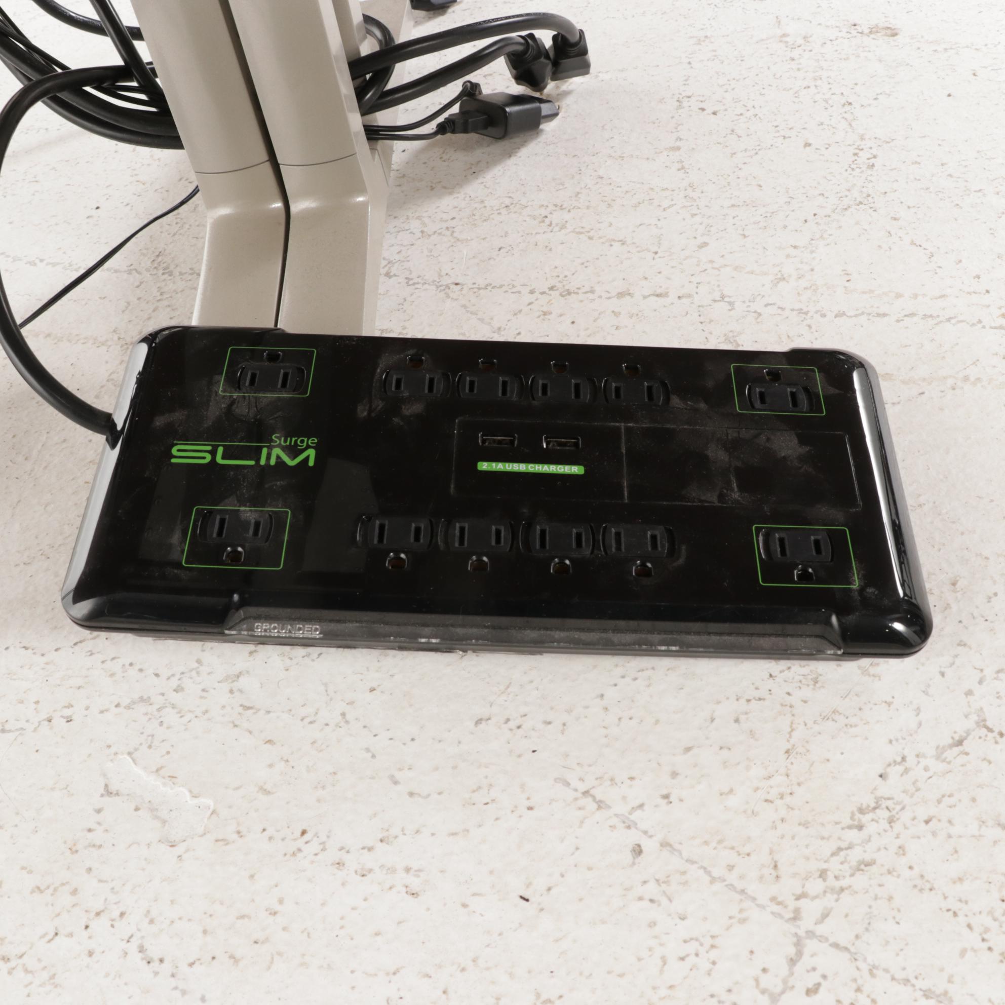 Herman Miller Contemporary Four-Section Computer Work Table with ...