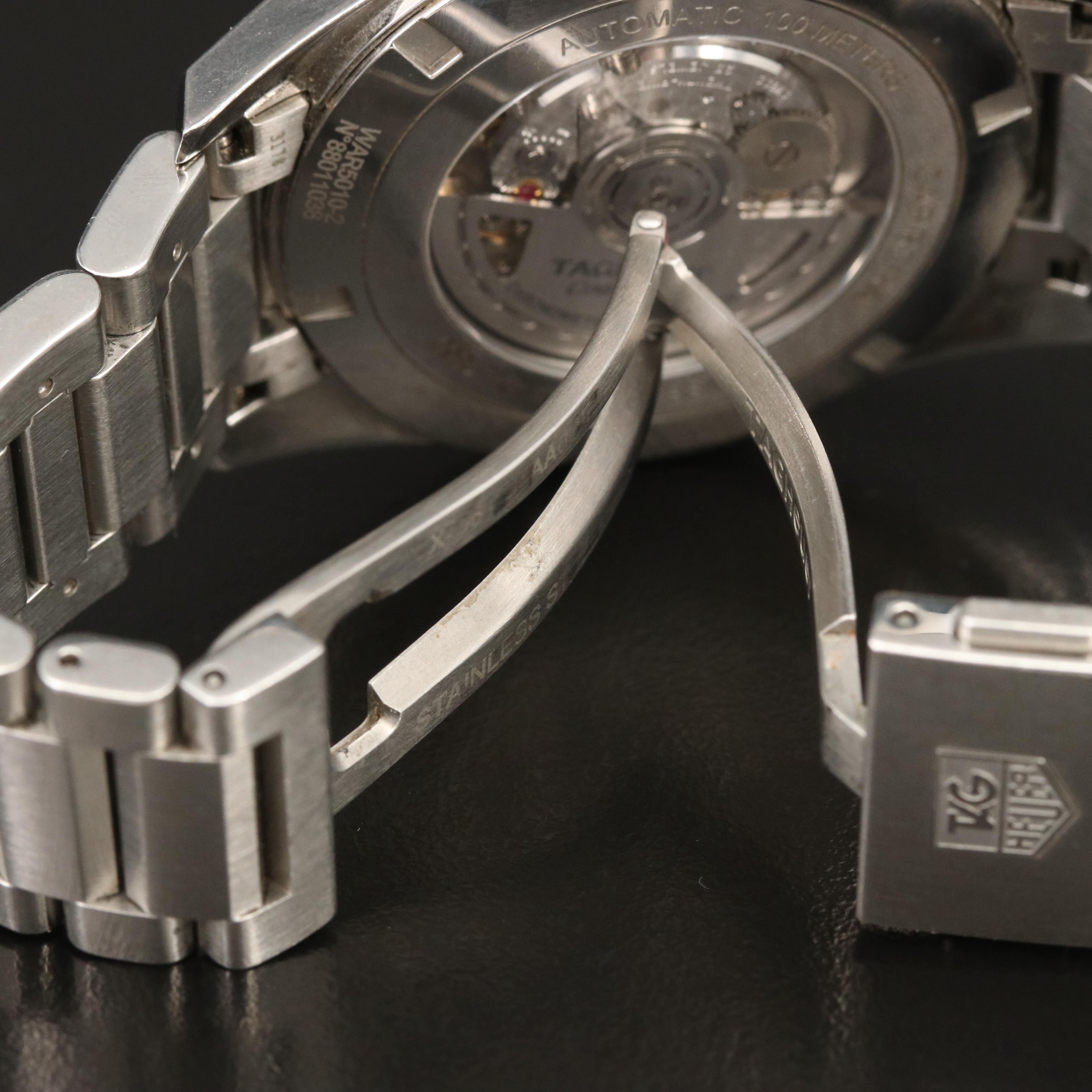 TAG Heuer Carrera Chronometer GMT Stainless Steel Watch | EBTH