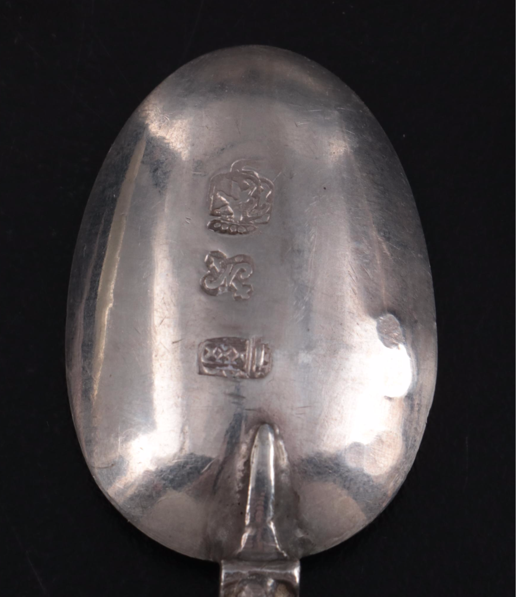 Dutch and Danish 833 and Sterling Silver Apostle Spoons, Late 18th and ...