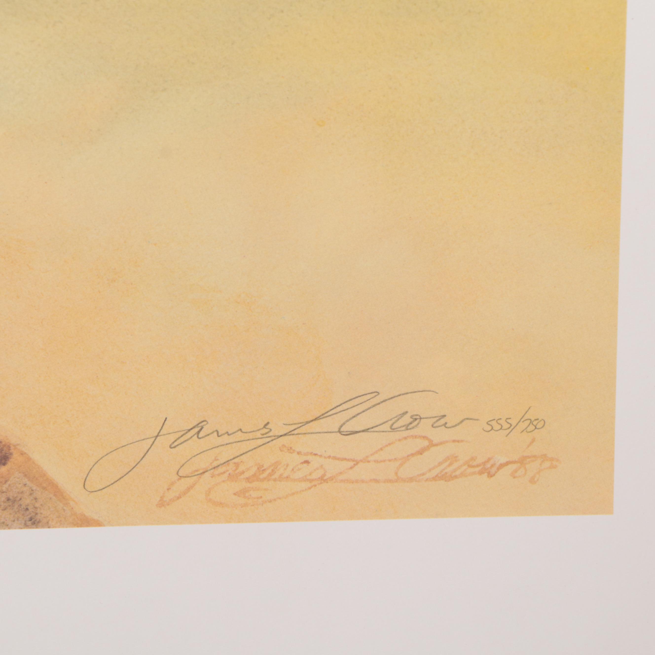 James Crow Offset Lithograph "Nine's on the Move," 1988 | EBTH