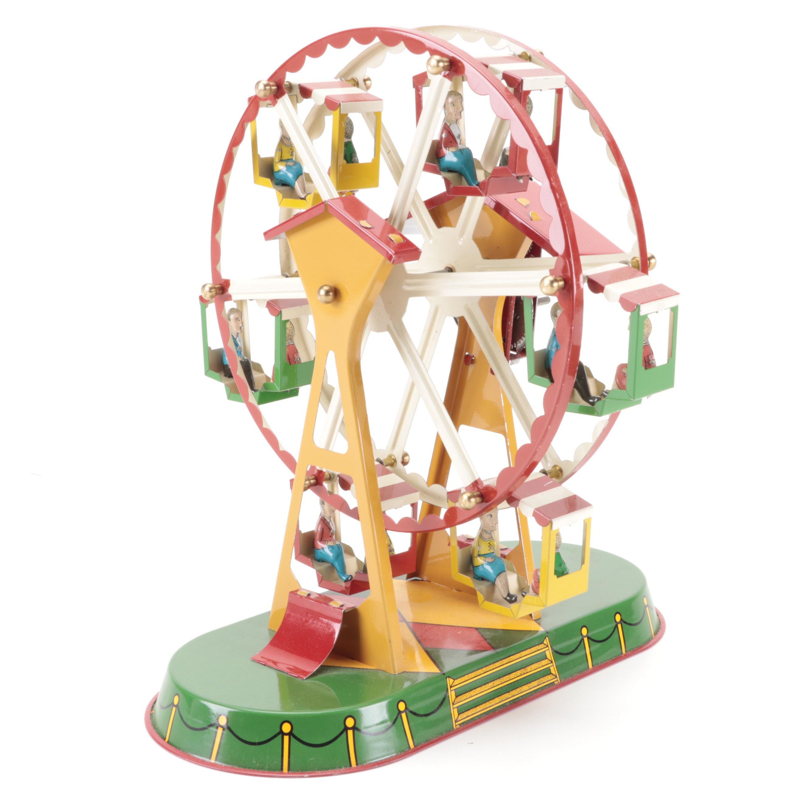 "Little Ferris Wheel" Metal Wind-Up Toy | EBTH