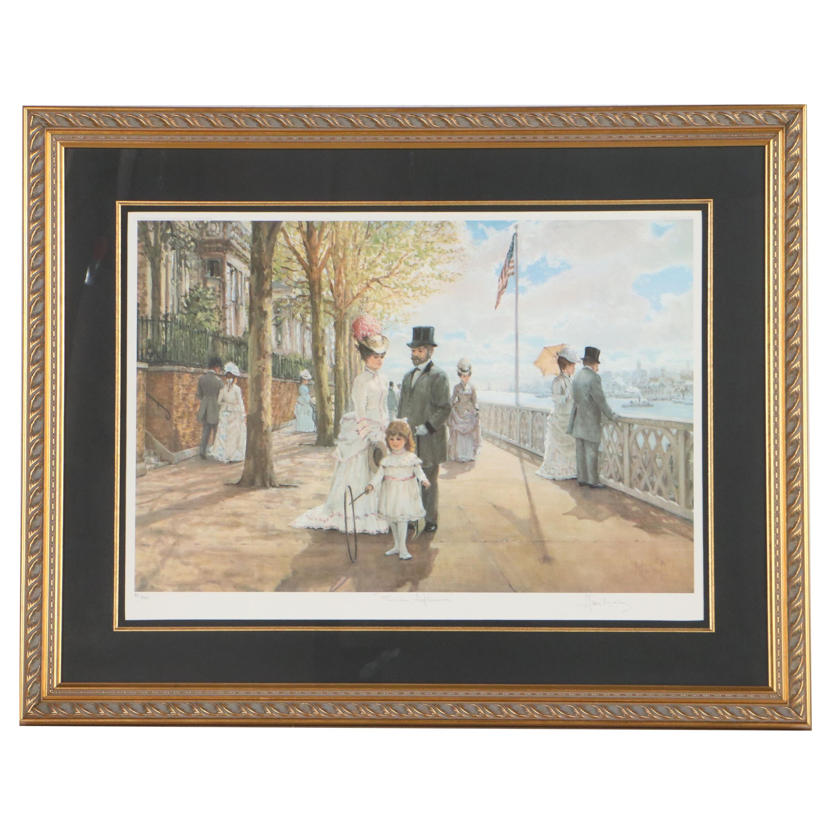 Alan Maley Offset Lithograph "Sunday Afternoon" | EBTH