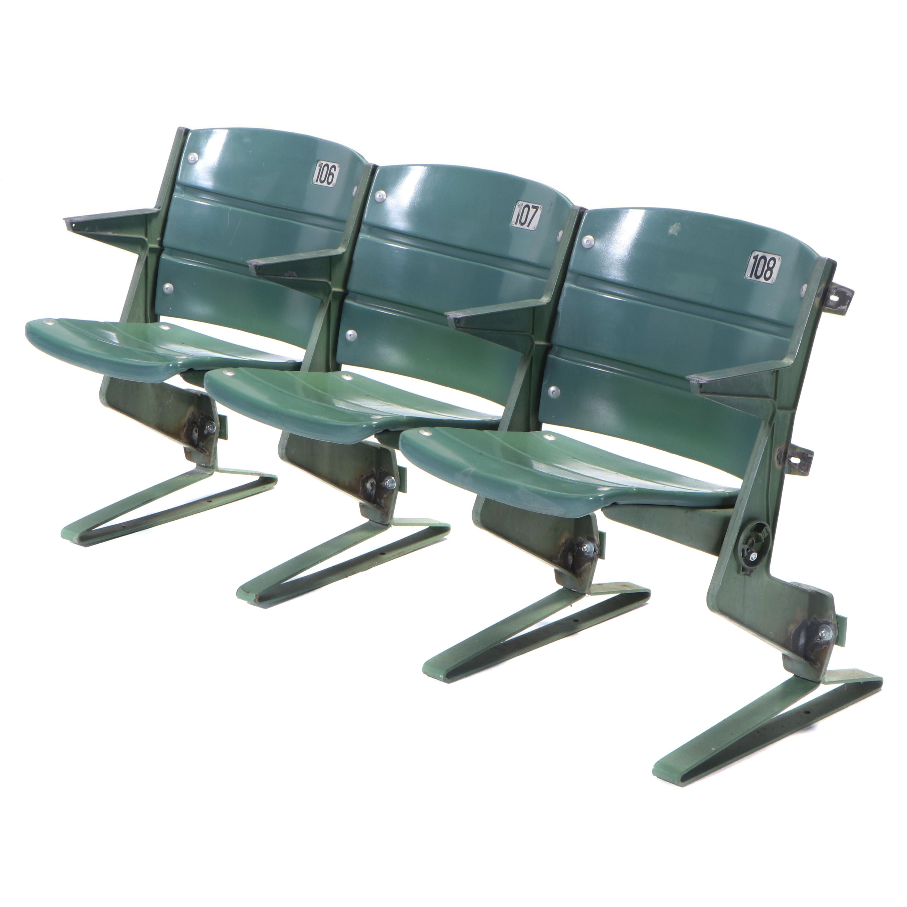 Stadium Bench with Three Folding Seats | EBTH