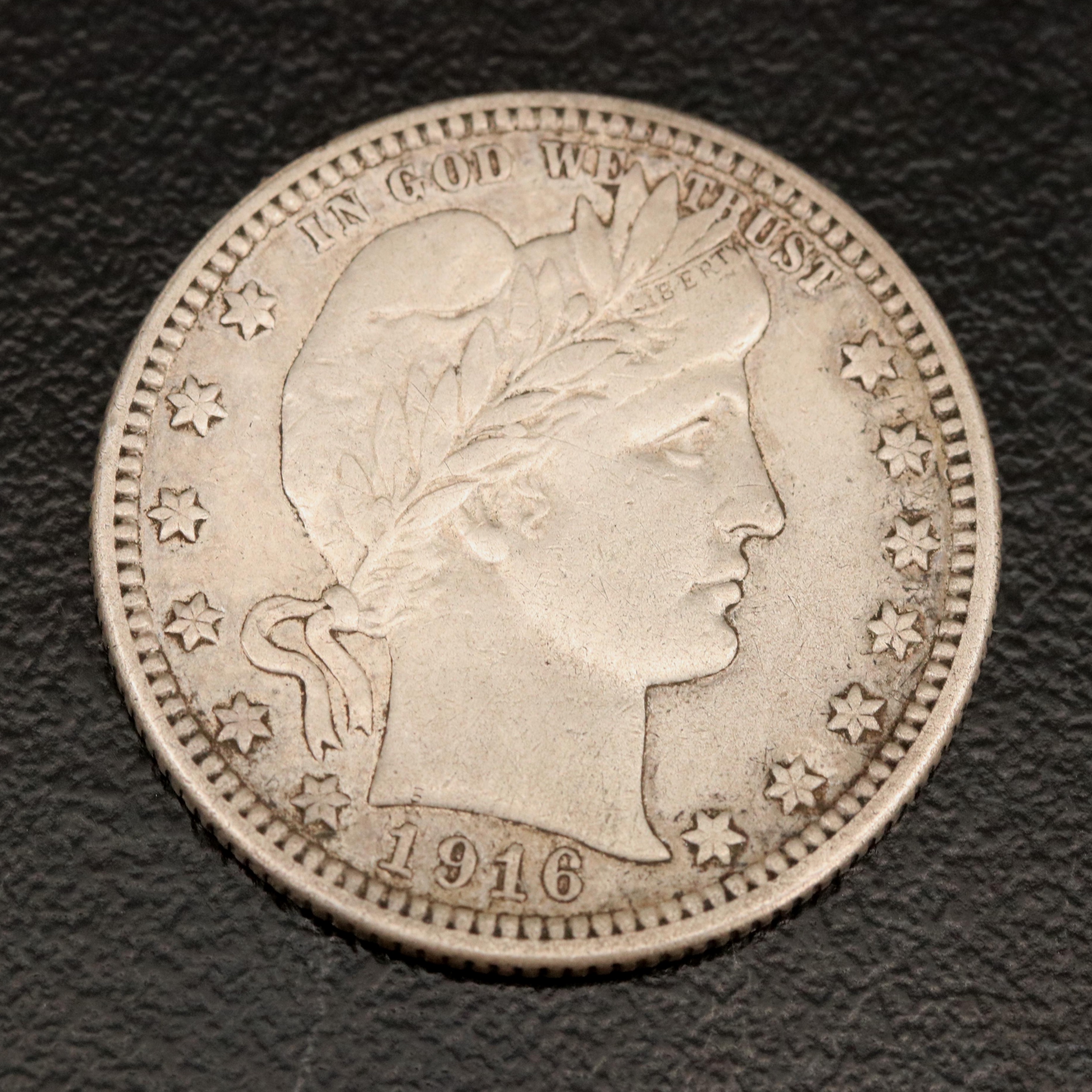 1916-D Barber Silver Quarter | EBTH