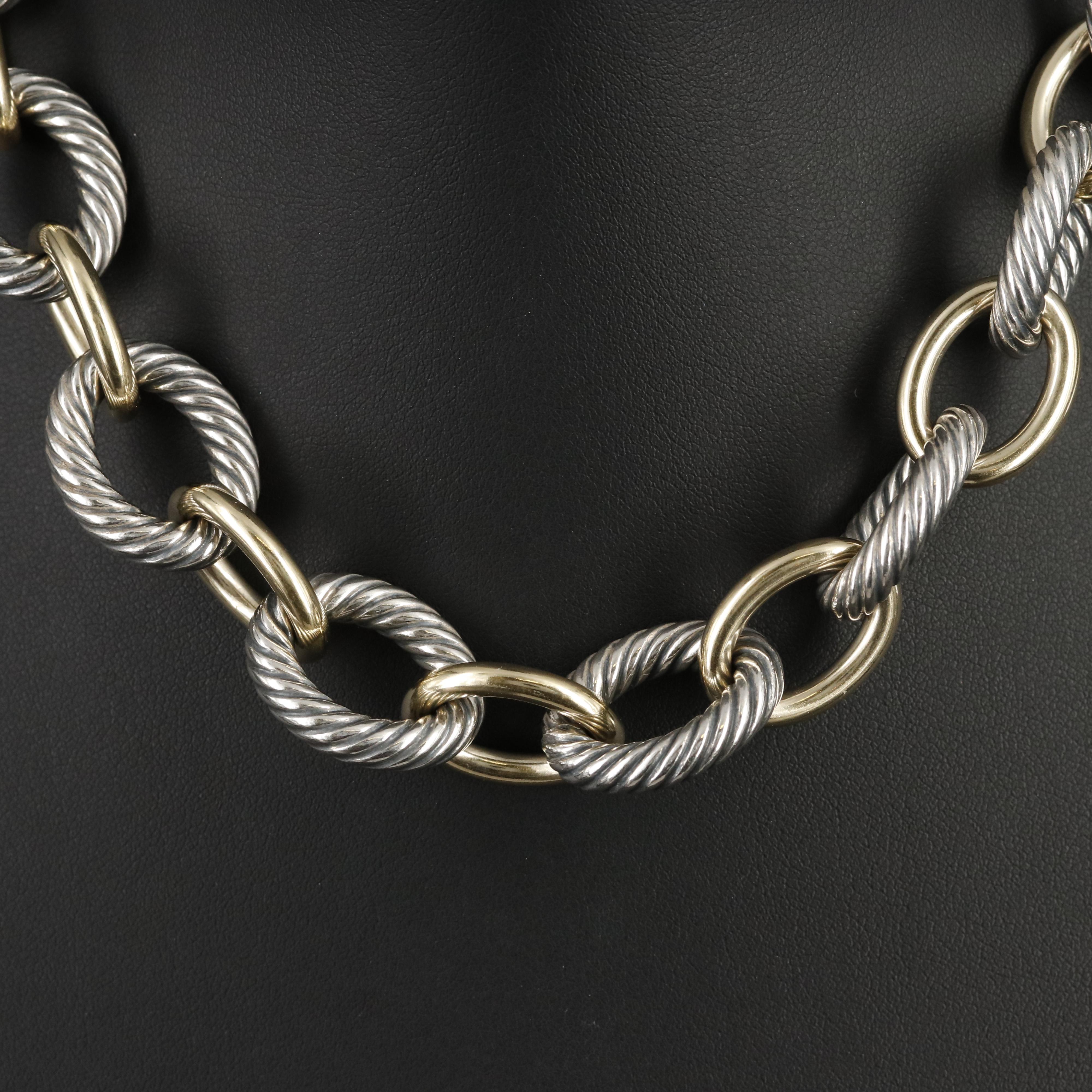 David Yurman Sterling Extra-Large Oval Link Cable Chain | EBTH