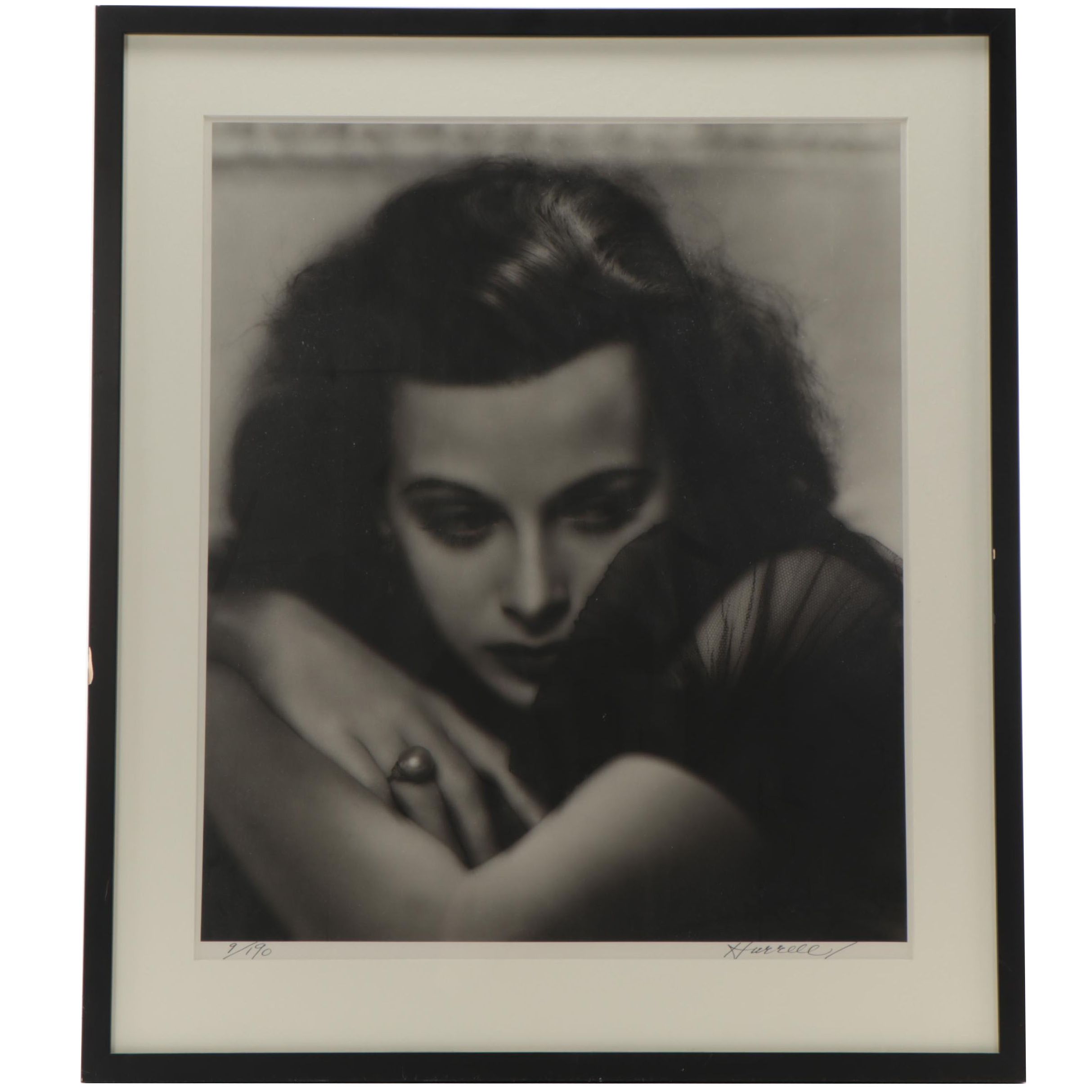 George Hurrell Silver Gelatin Photograph "Hedy Lemarr" | EBTH