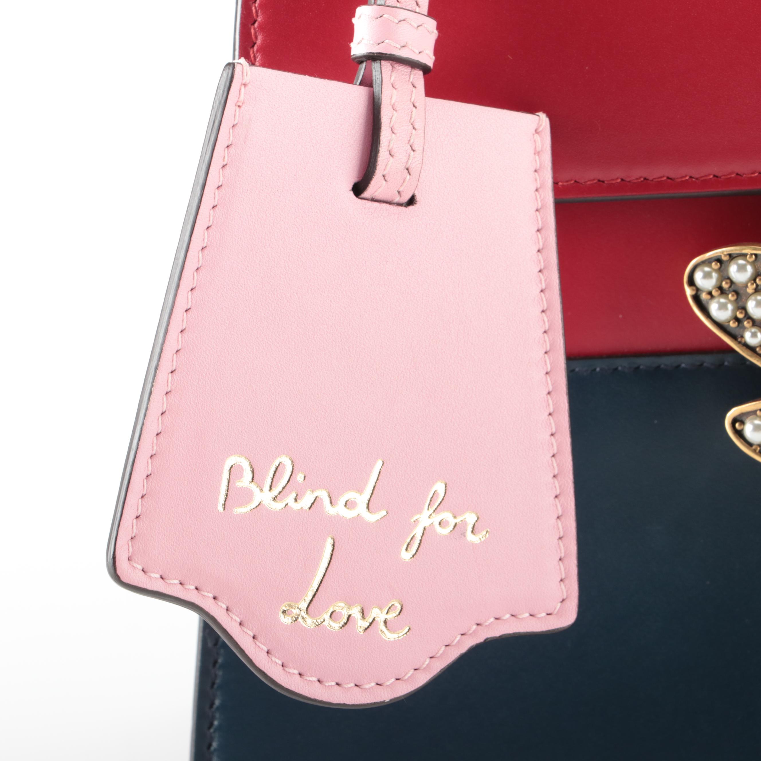 Gucci Queen Margaret Top Handle Bag in Colorblock Leather with ...