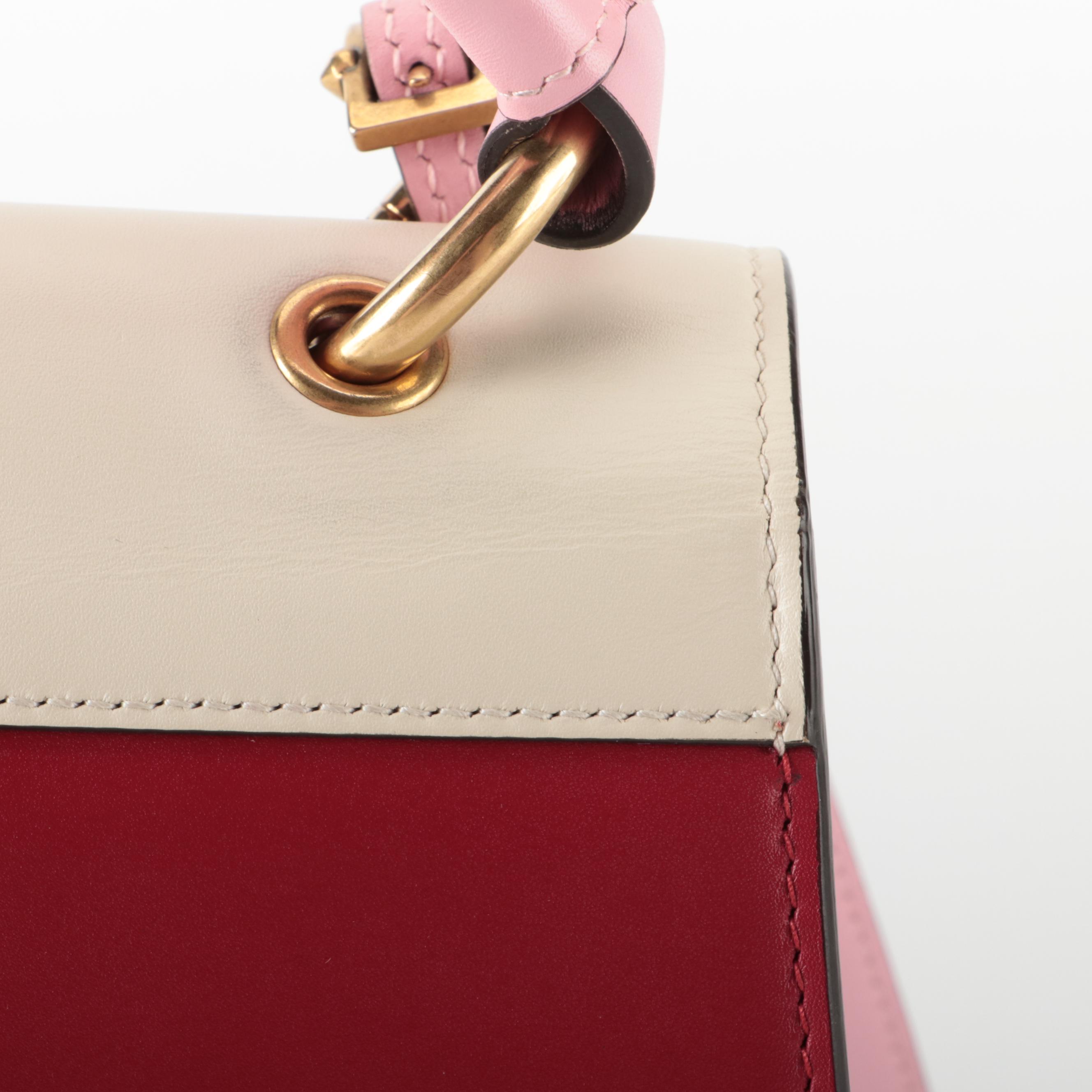 Gucci Queen Margaret Top Handle Bag in Colorblock Leather with ...