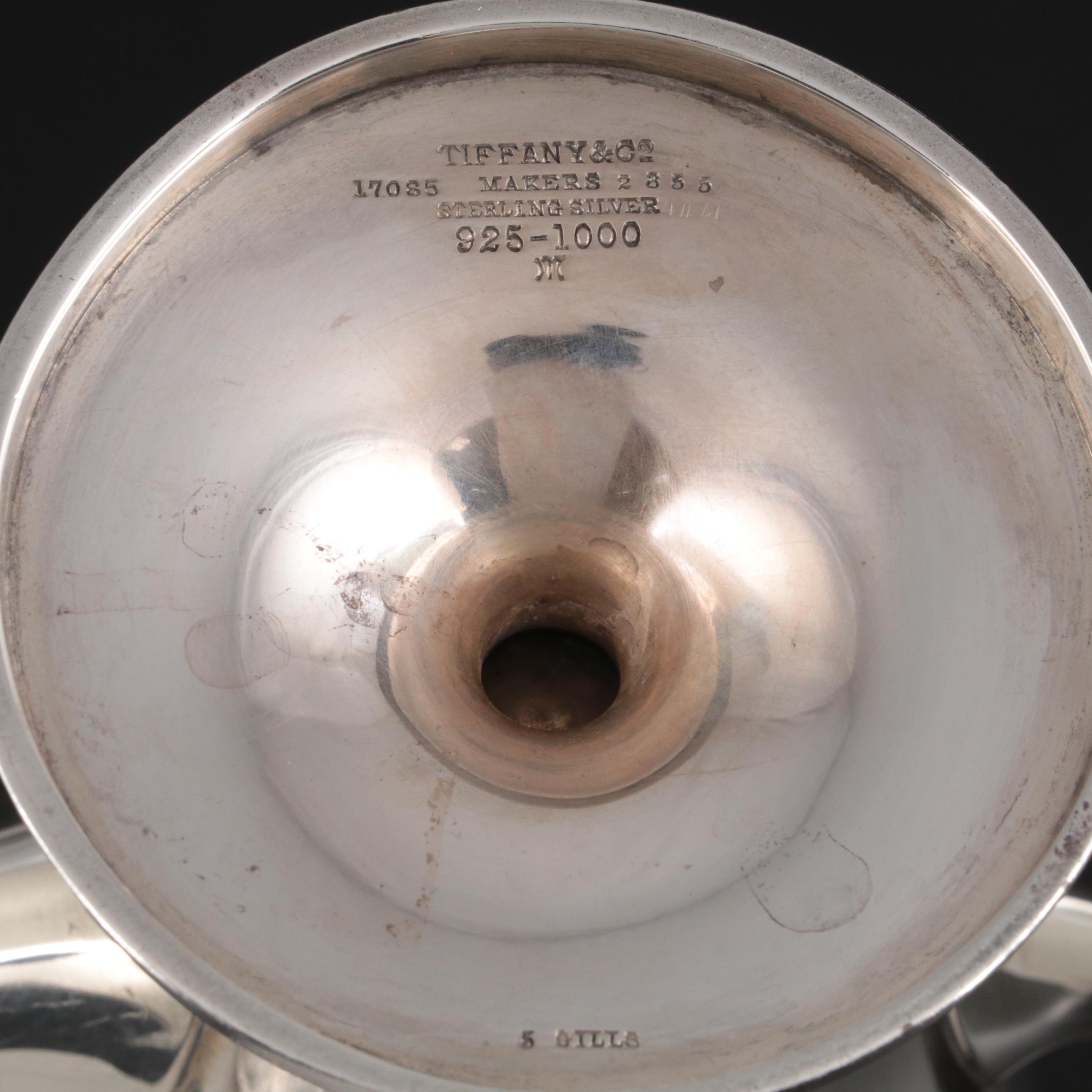 Tiffany & Co. "Hamilton" Sterling Silver Coffee Set, Early to Mid-20th ...