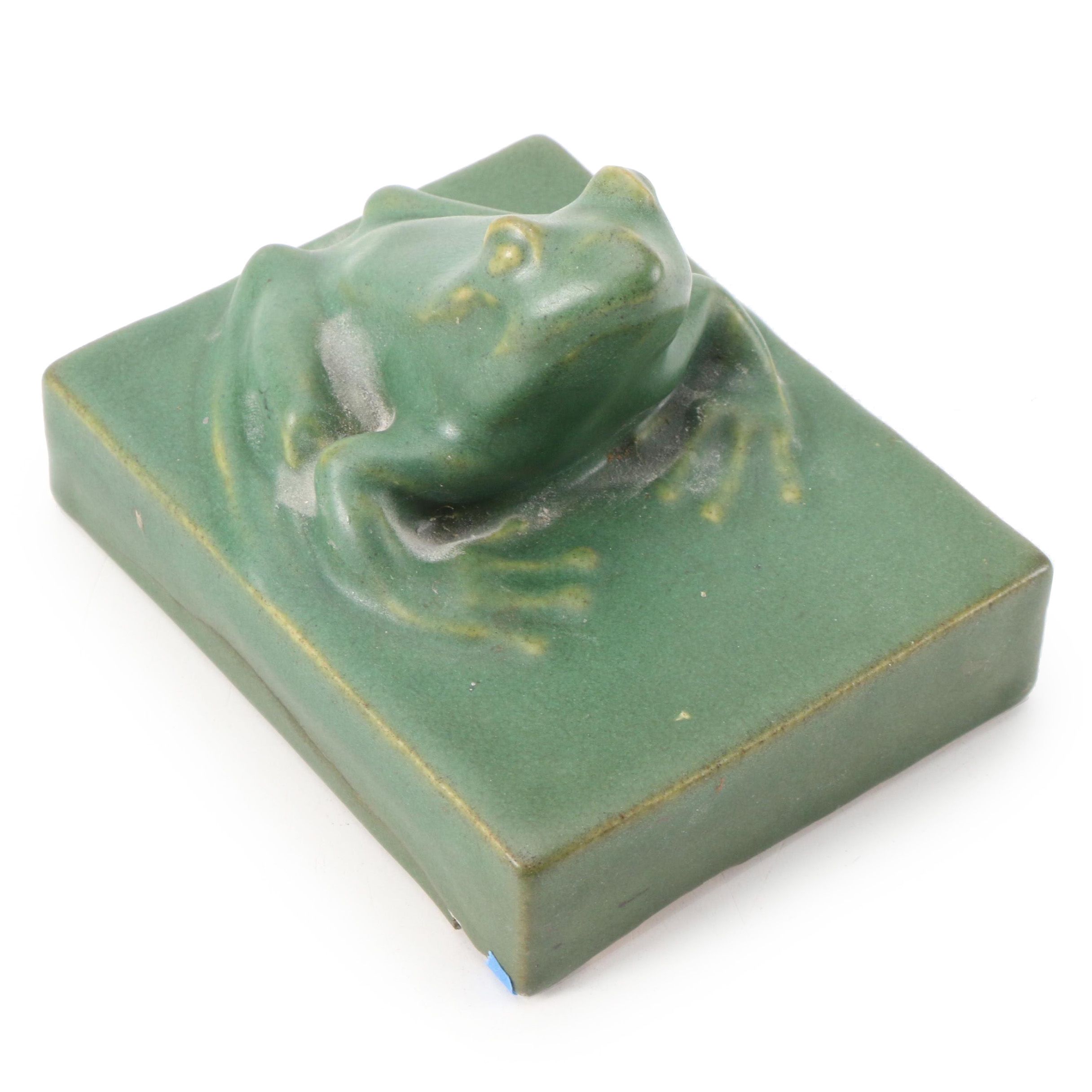 Rookwood Pottery Frog Paperweight, 1916 | EBTH