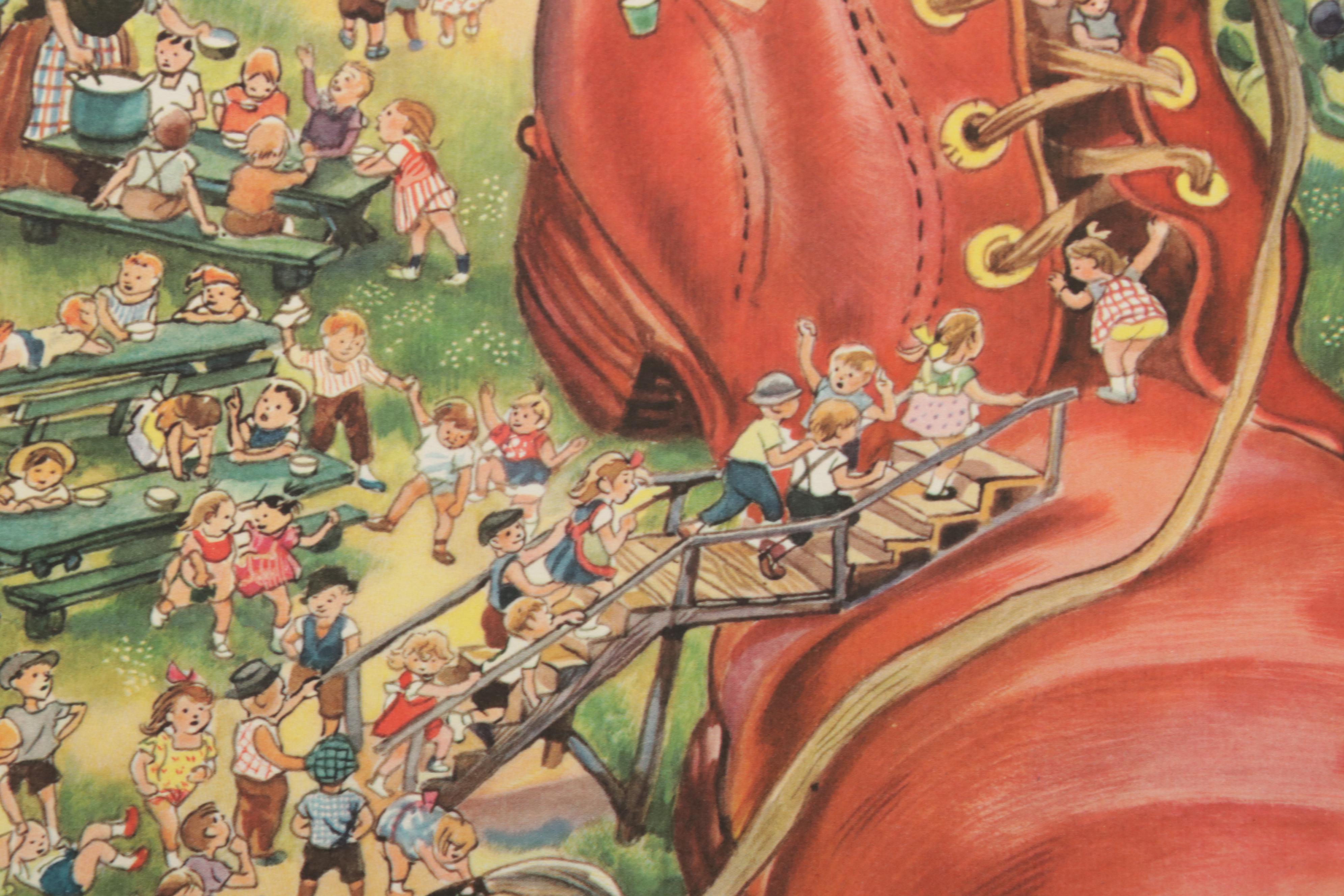 Feodor Rojankovsky Lithographs from "Pictures From Mother Goose," 1945 ...