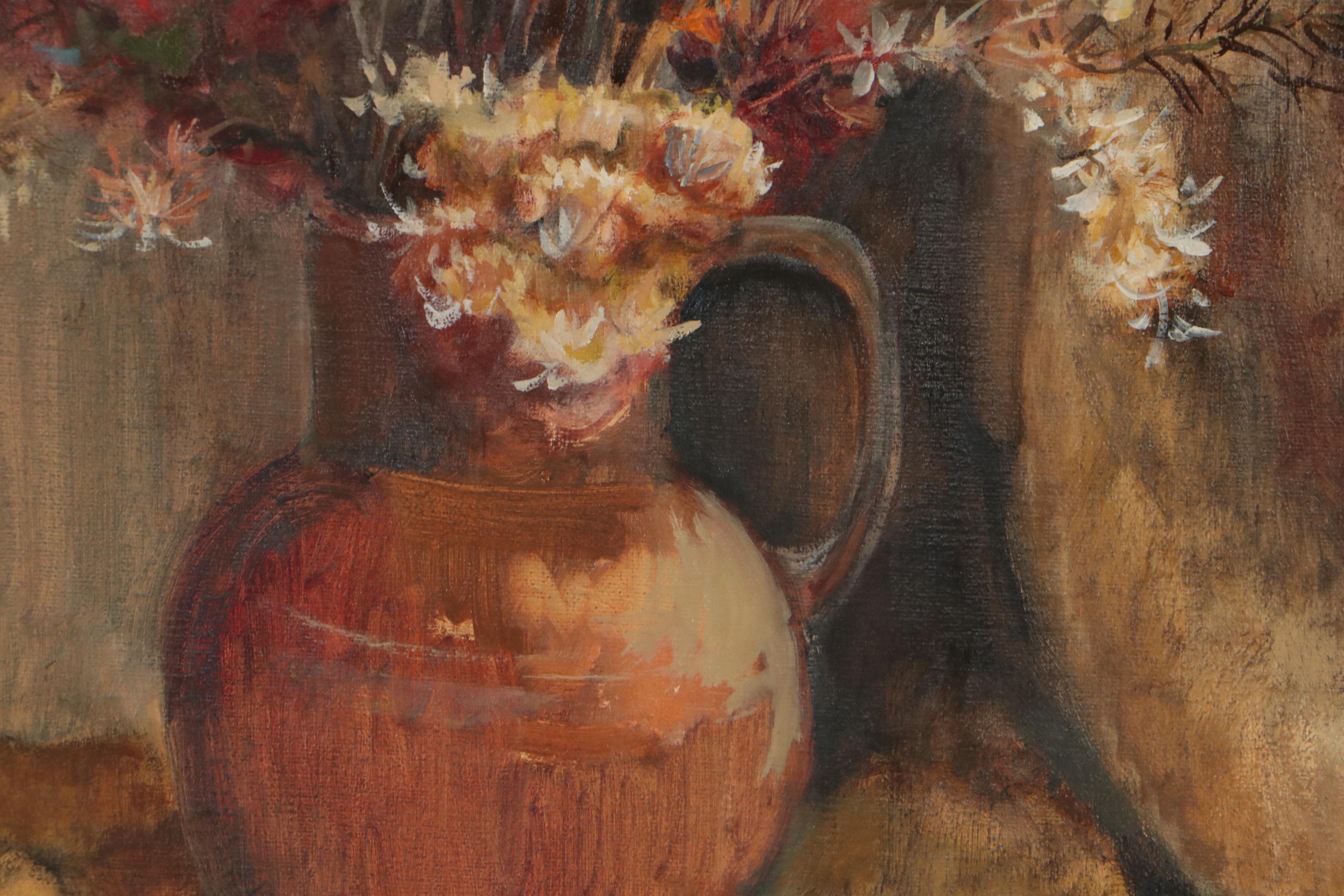 Marion Maas Floral Still Life Oil Painting | EBTH