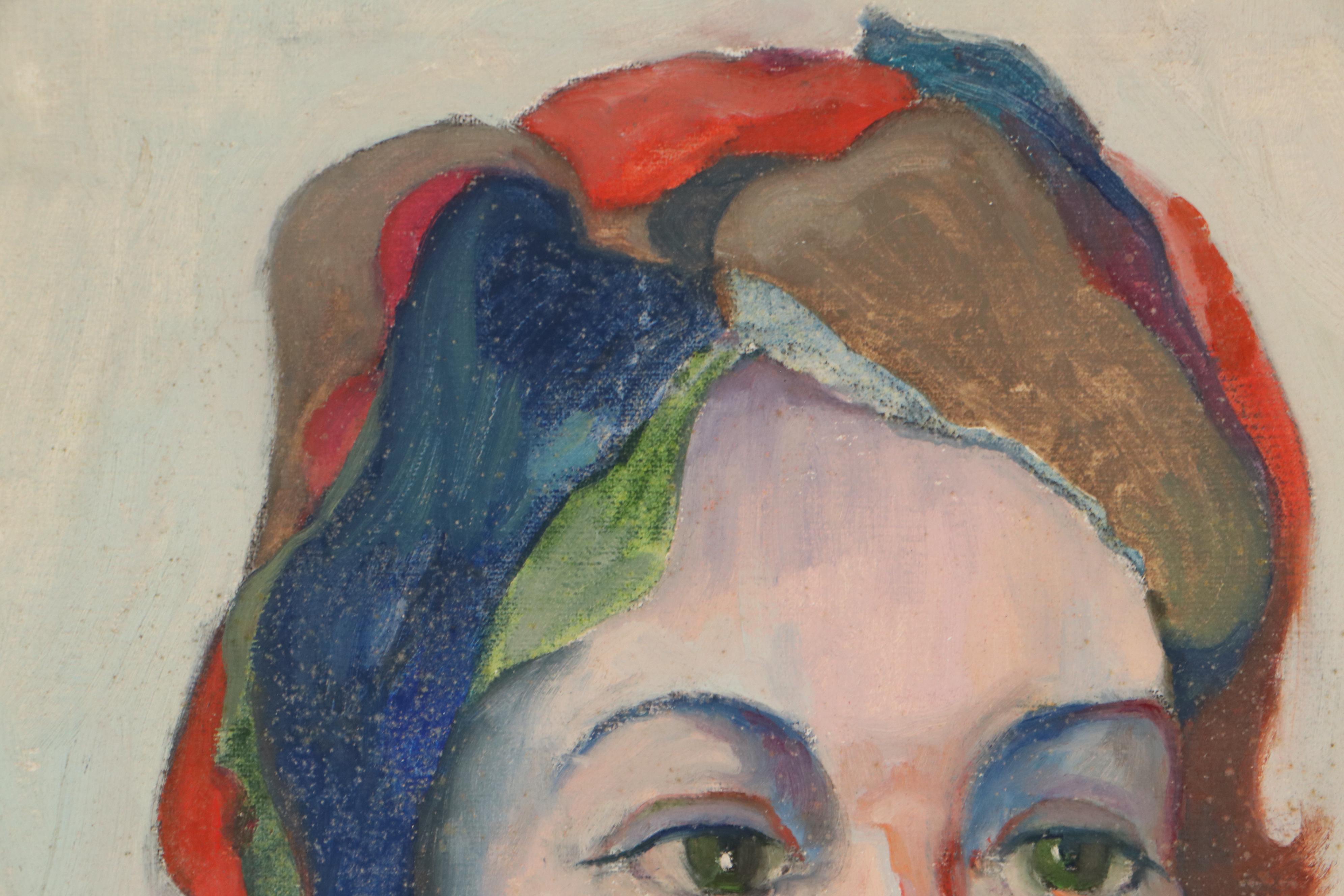 Marion Maas Portrait Oil Painting | EBTH