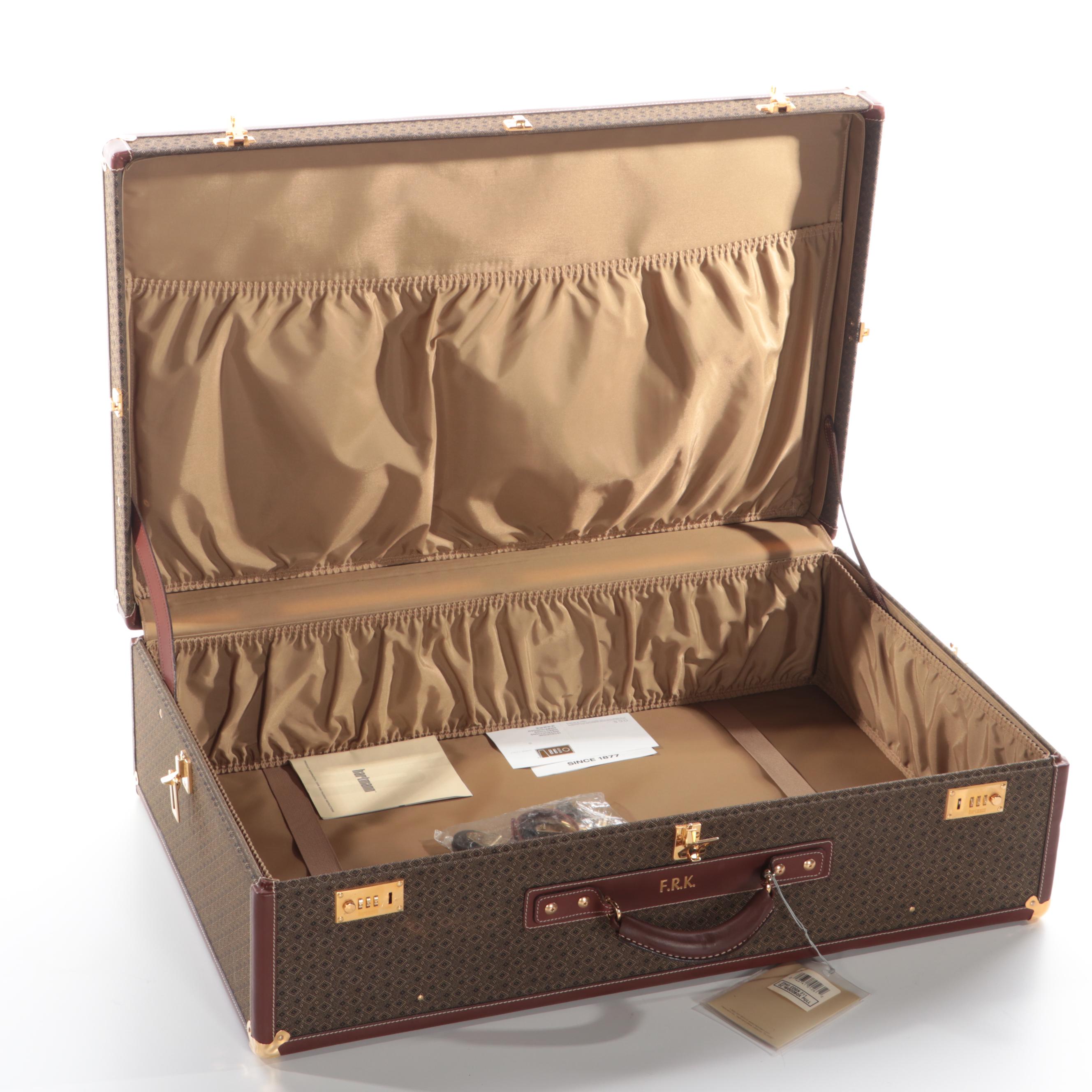 Hartmann Wings Collection Luggage Set in Diamond Monogram Jacquard and ...