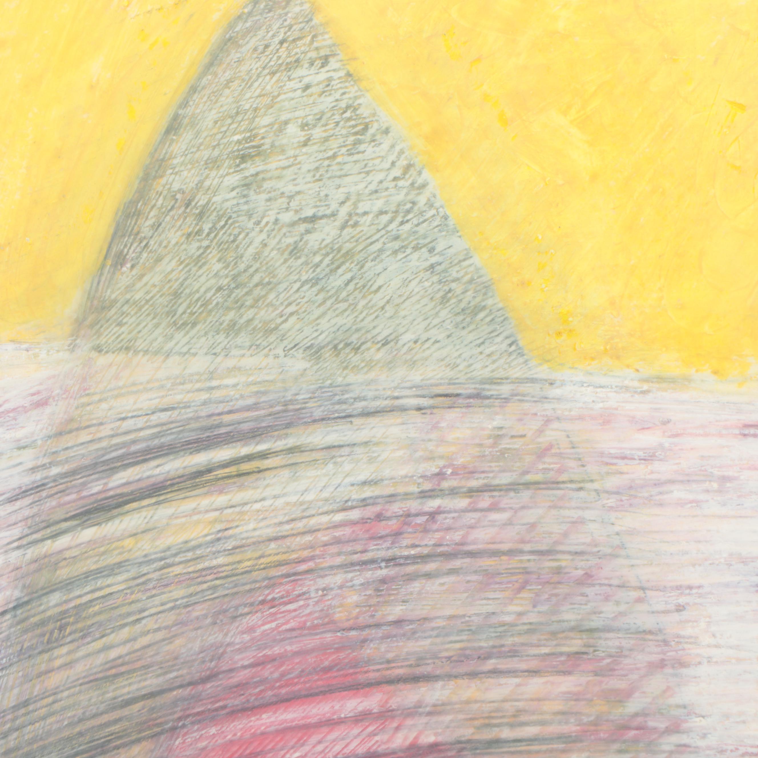 Sarah Roush Abstract Mixed Media Drawing, 1983 | EBTH