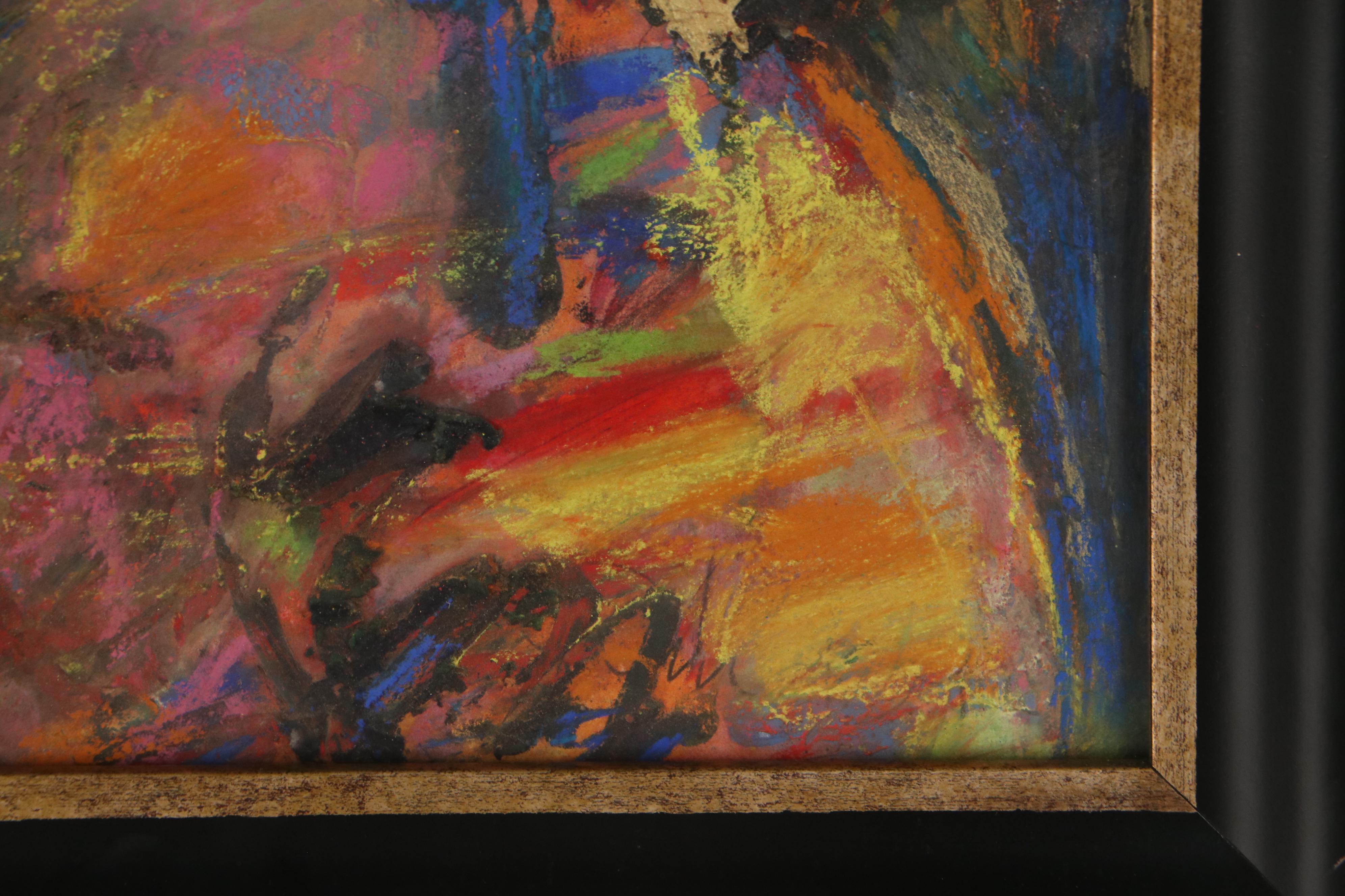 Sarah Roush Abstract Mixed Media Painting, 21st Century | EBTH