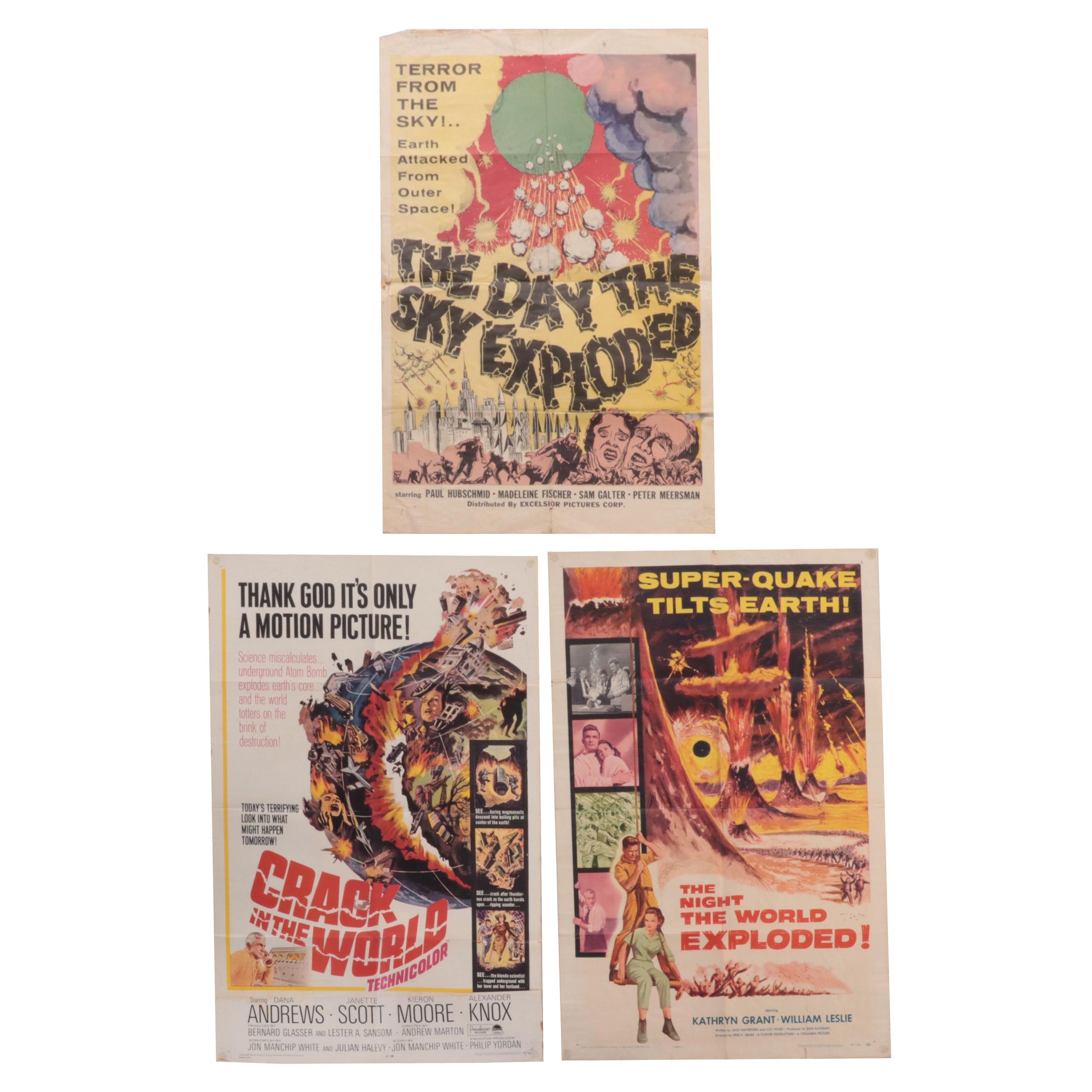 "The Day the Sky Exploded" and Other Movie Posters, 1950s-1960s | EBTH