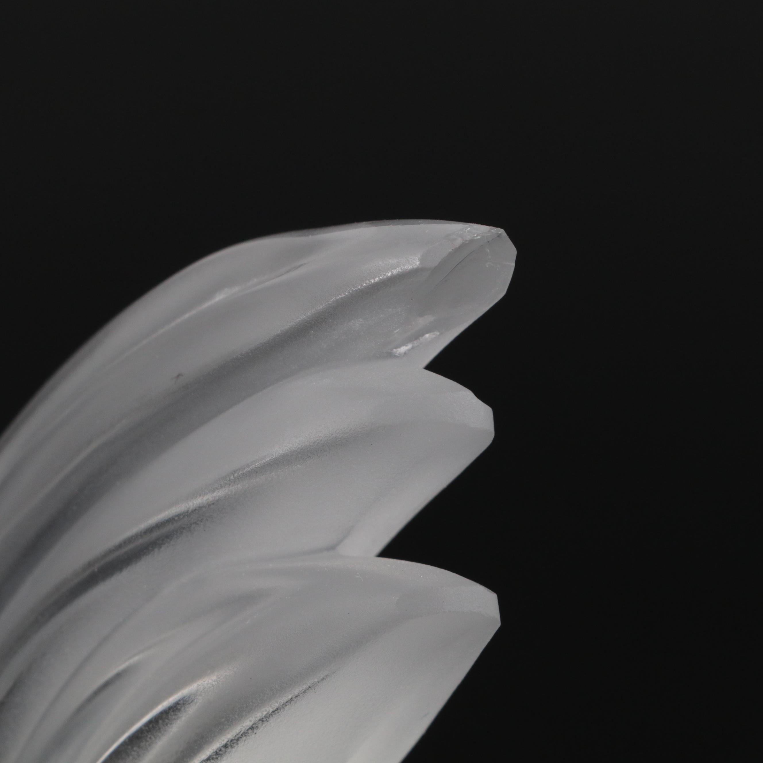 Lalique Crystal "Coq Nain" Rooster Car Mascot | EBTH