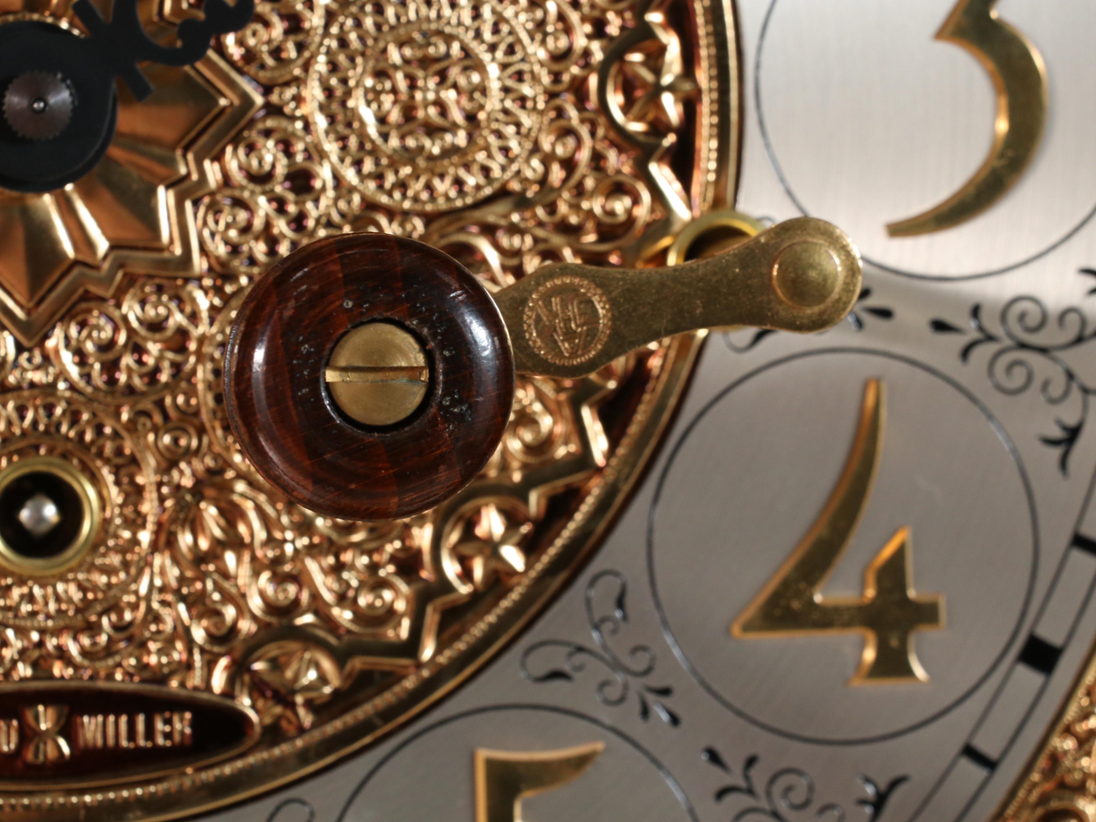 Howard Miller Mahogany Cased Grandfather Clock, Mid to Late 20th ...