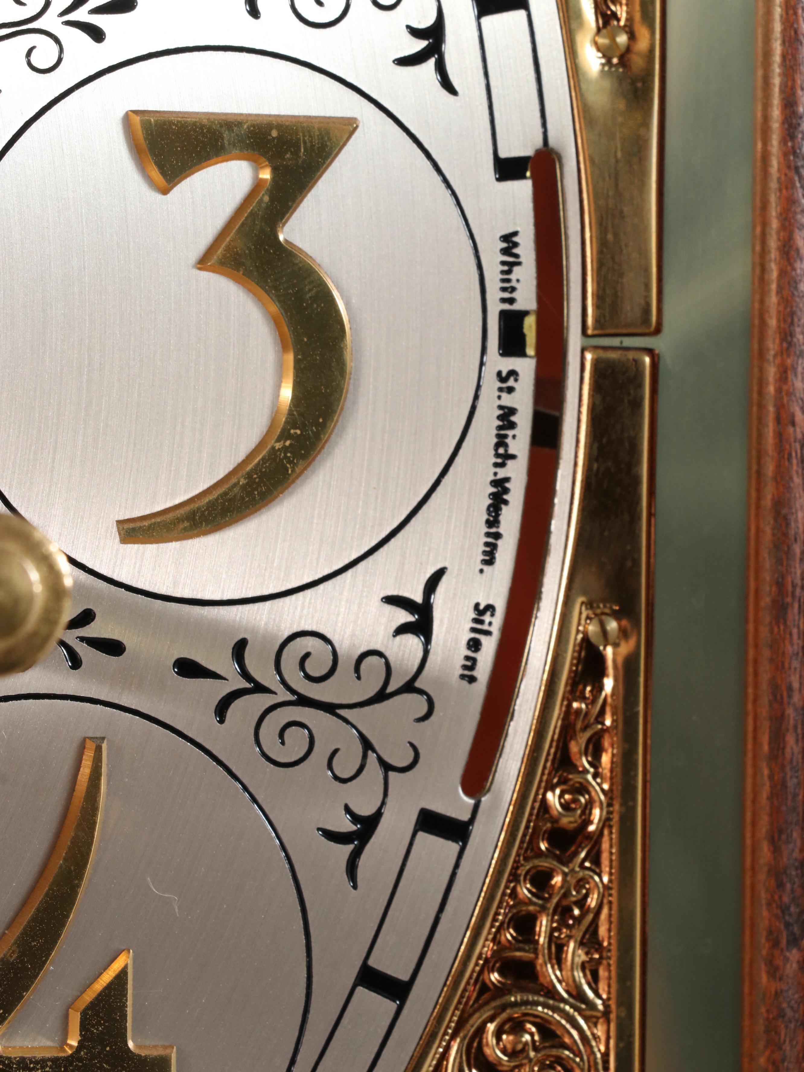 Howard Miller Mahogany Cased Grandfather Clock, Mid to Late 20th ...