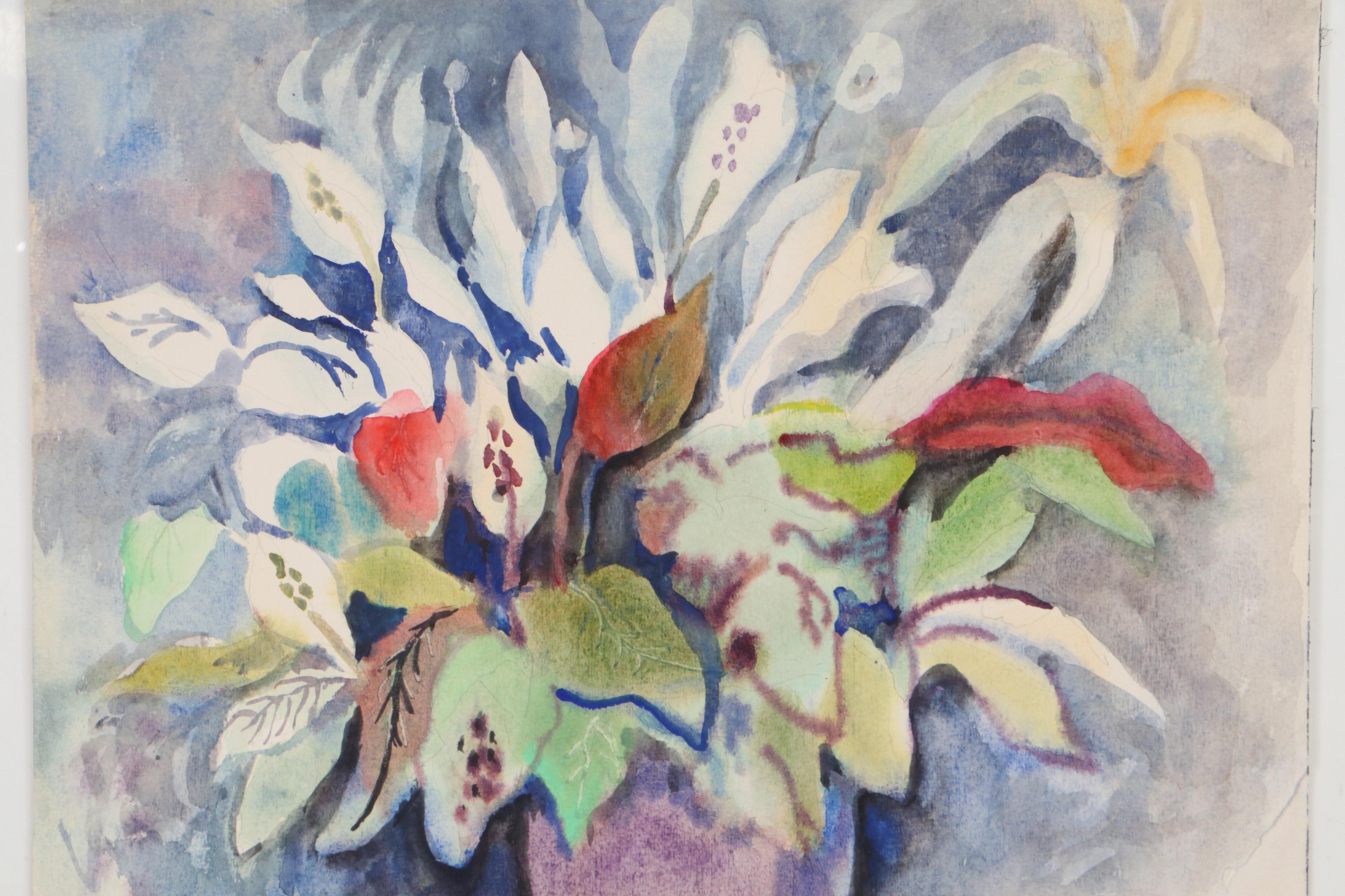 Marion Maas Floral Watercolor Paintings | EBTH