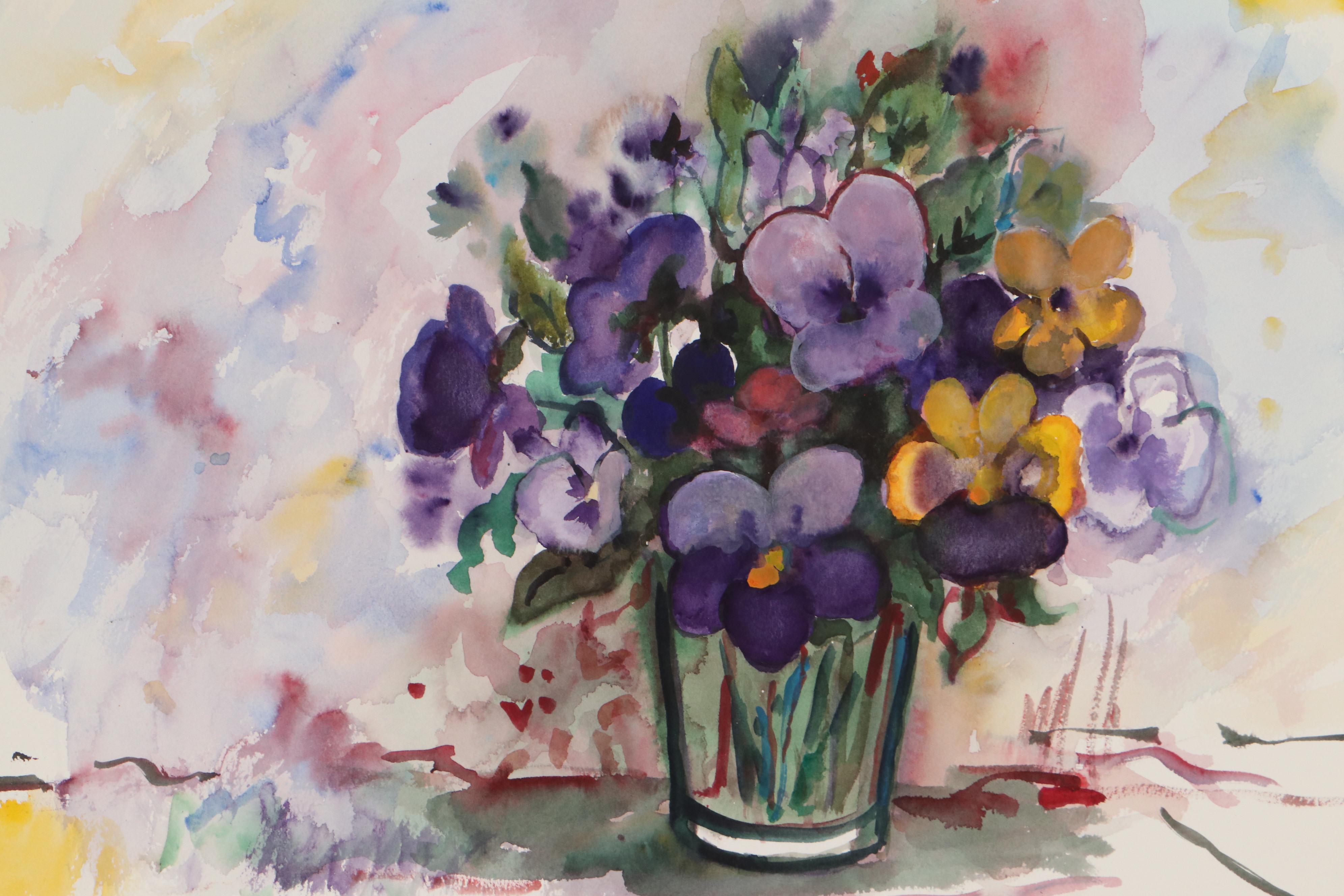 Marion Maas Floral Watercolor Paintings | EBTH