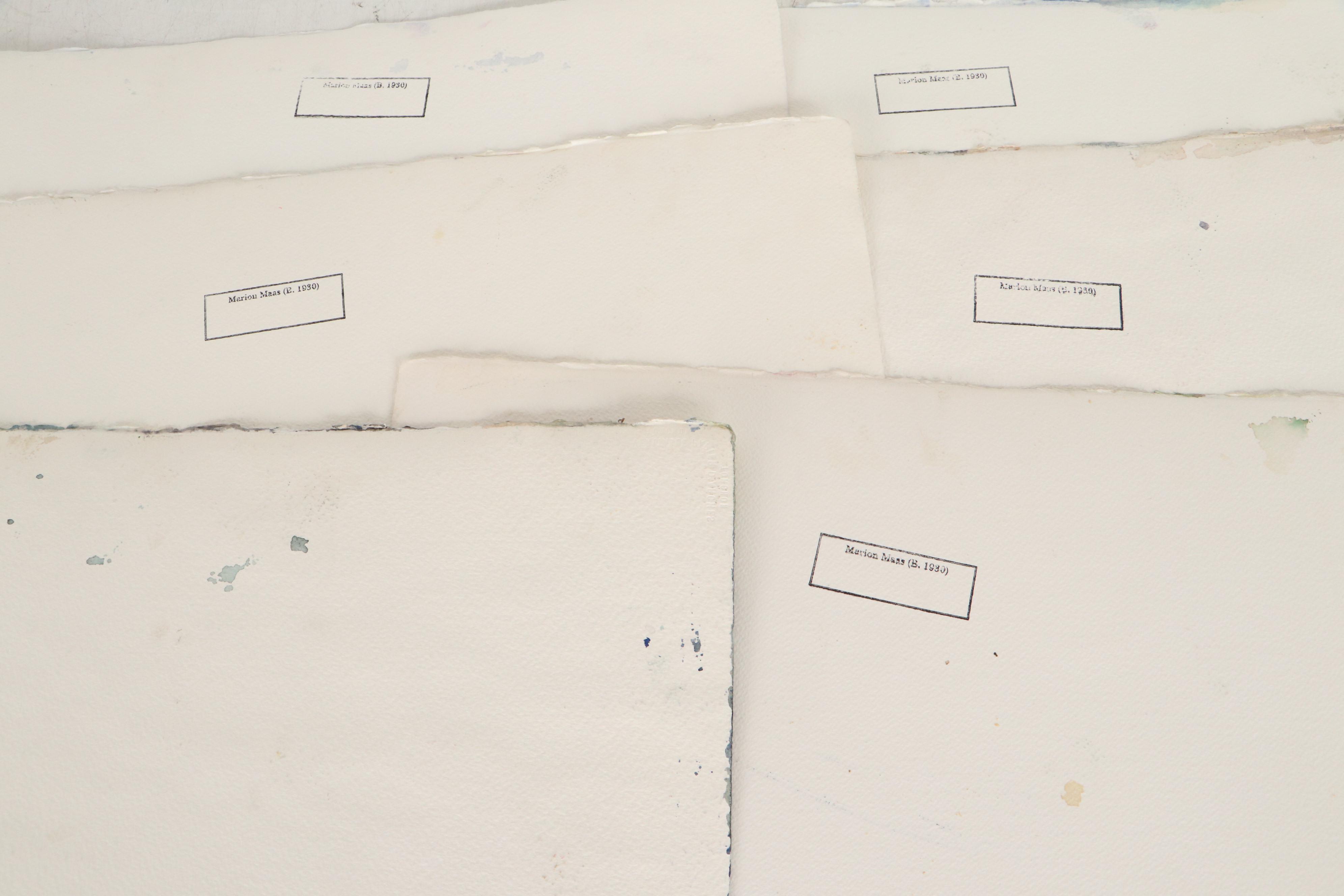 Marion Maas Floral Watercolor Paintings | EBTH