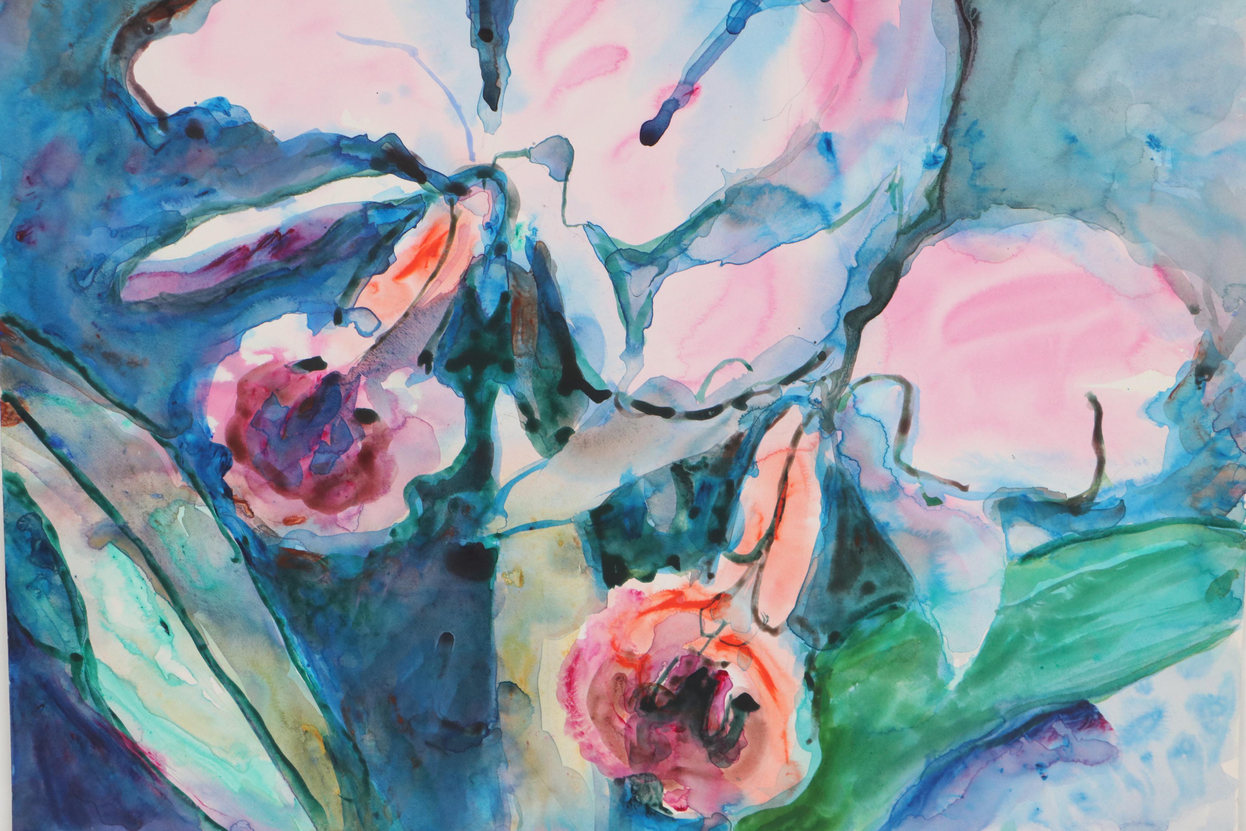 Marion Maas Floral Watercolor Paintings | EBTH