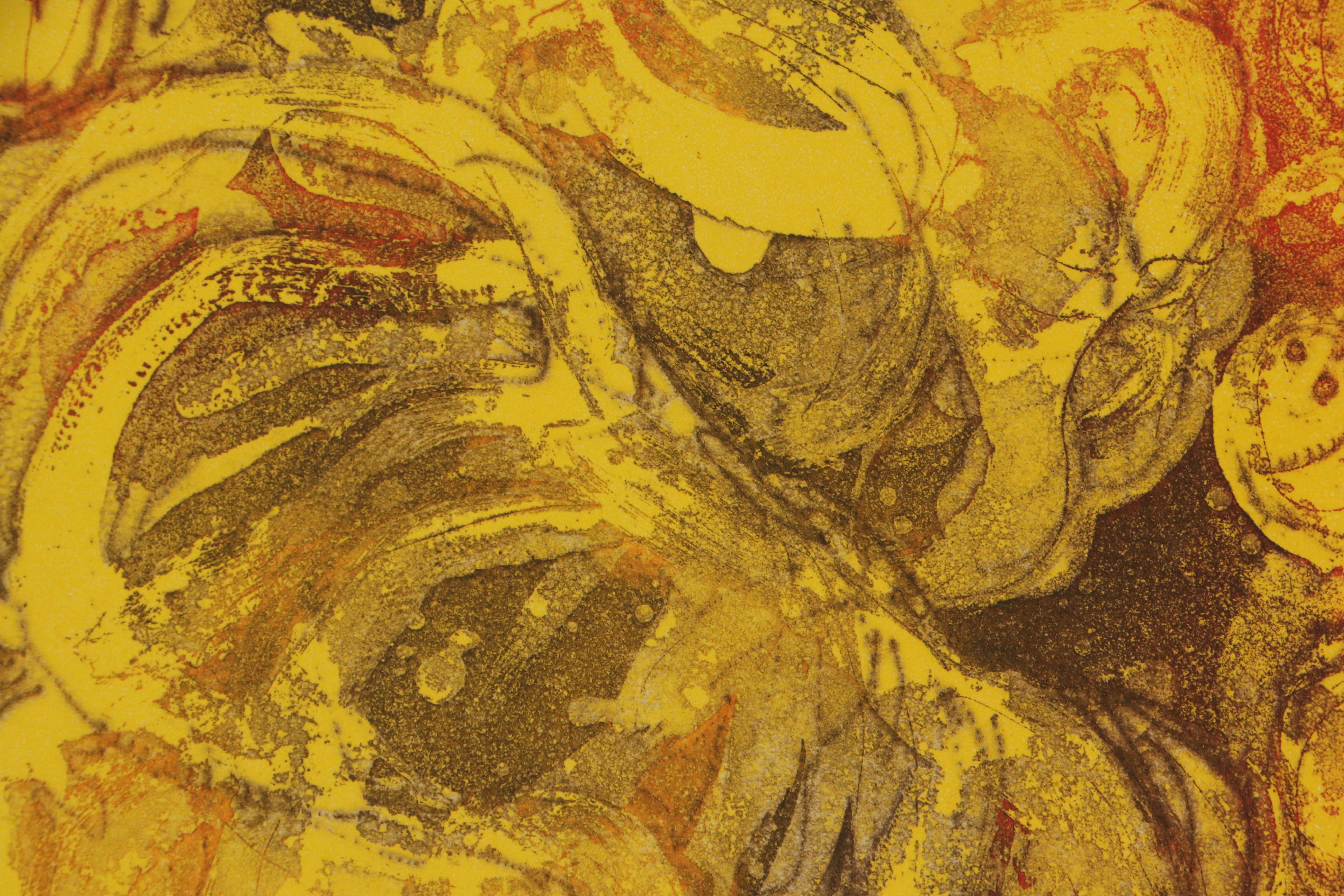 Sarah Roush Abstract Aquatint Etchings "Fat Chance," 1982 | EBTH