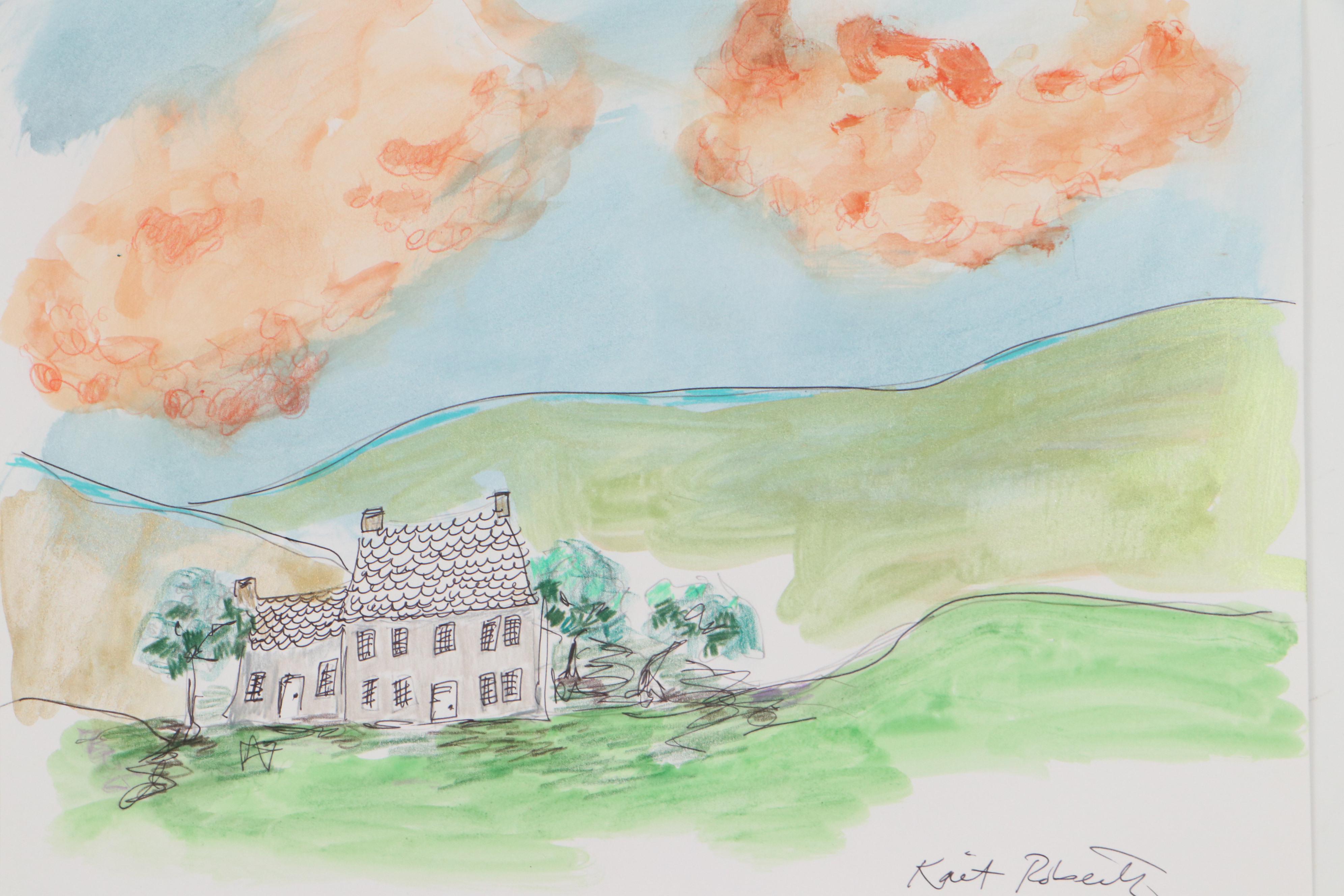 Kait Roberts Landscape Drawings, 2020 | EBTH