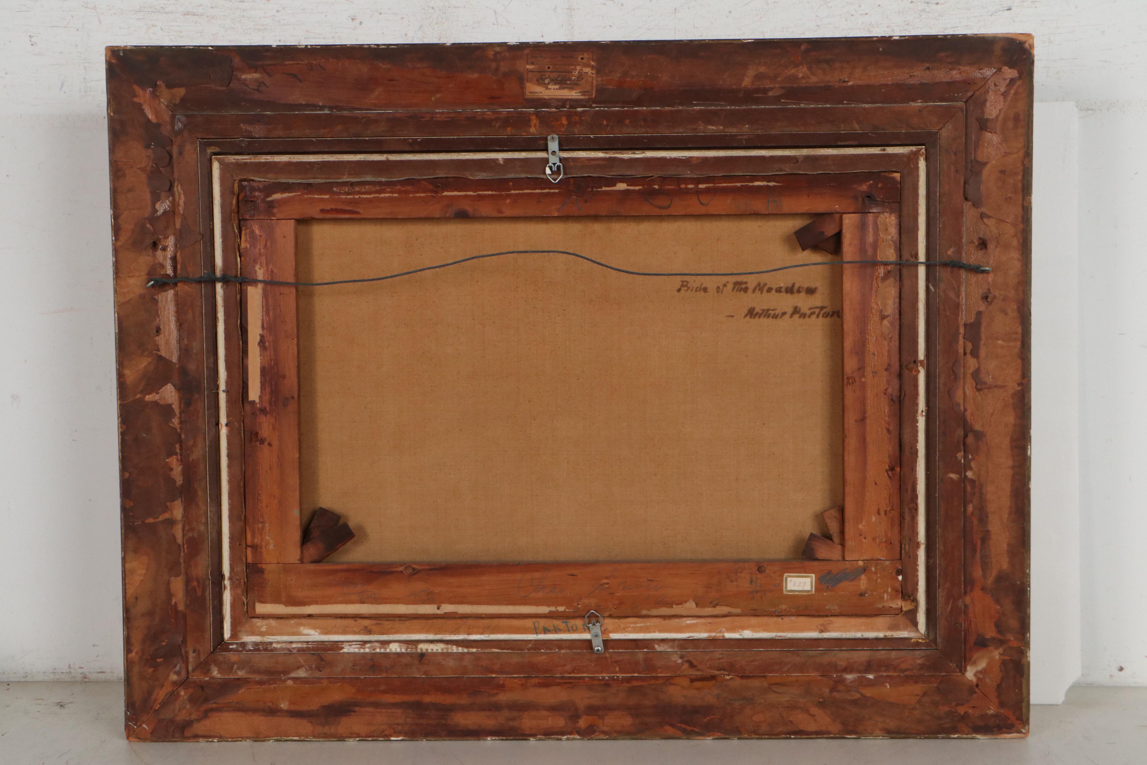 Lake Landscape Oil Painting Attributed to Arthur Parton | EBTH