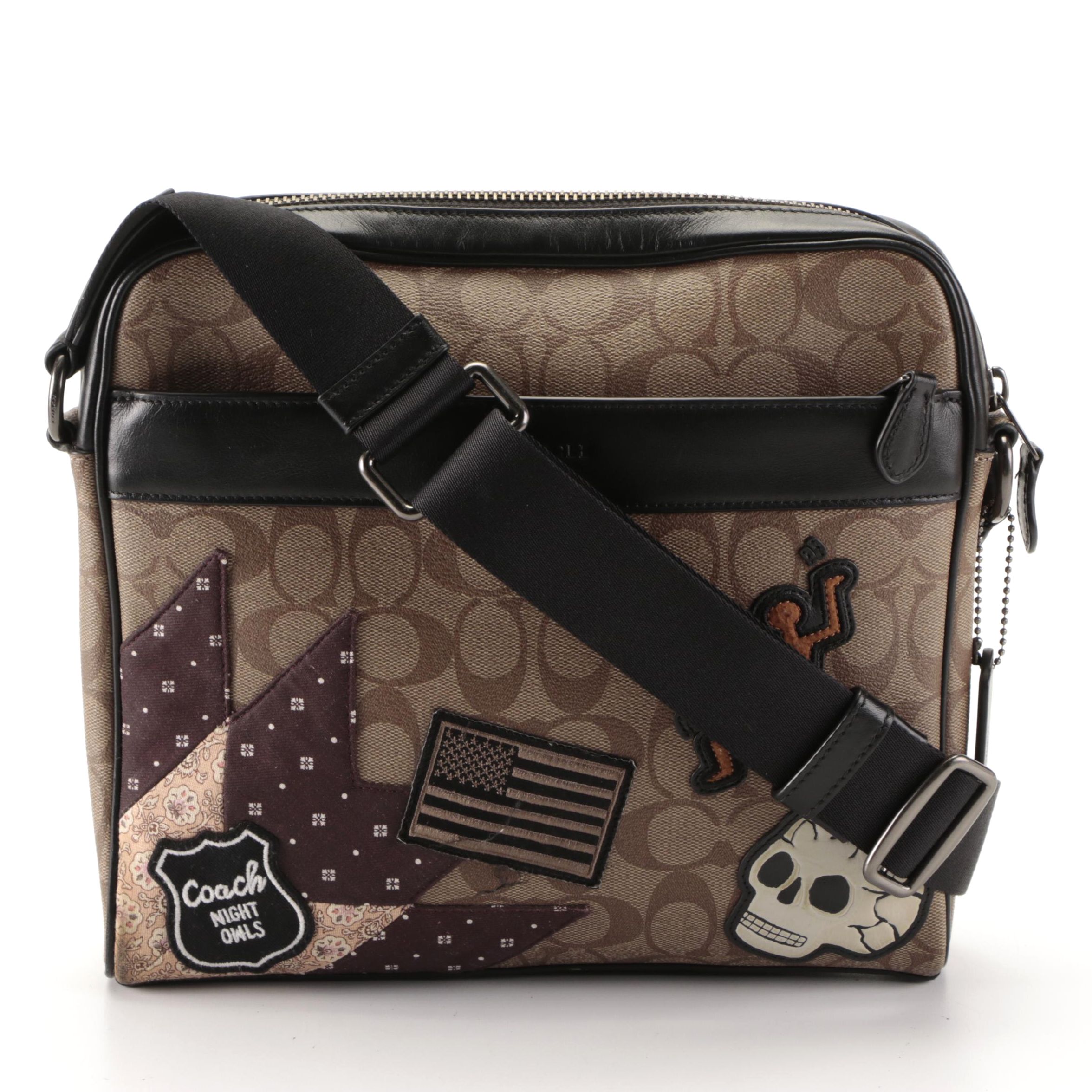 Coach x Keith Haring Charles Camera Bag in Signature Canvas and Black ...