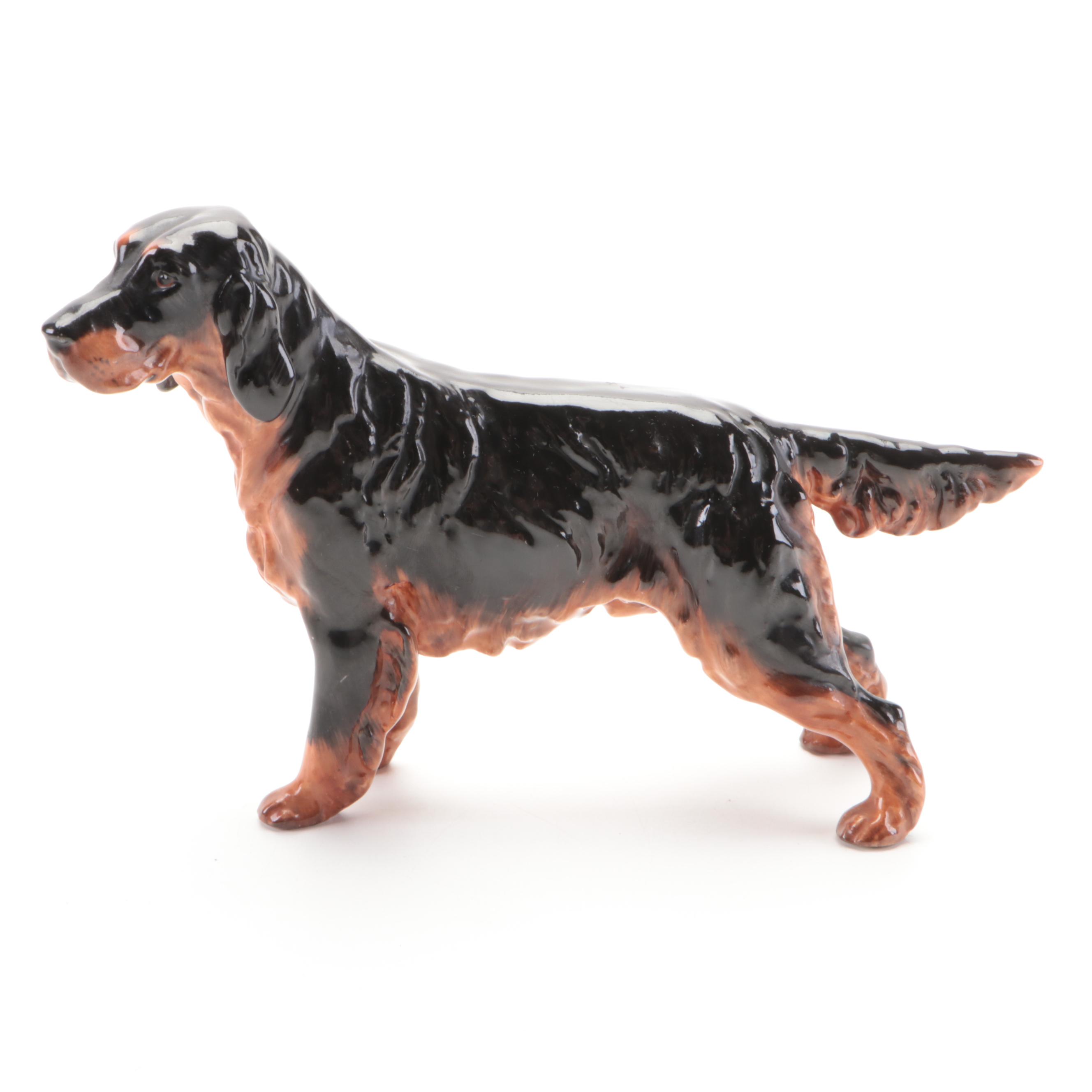 Royal Doulton "Gordon Setter" Bone China Figures Designed by Frederick ...