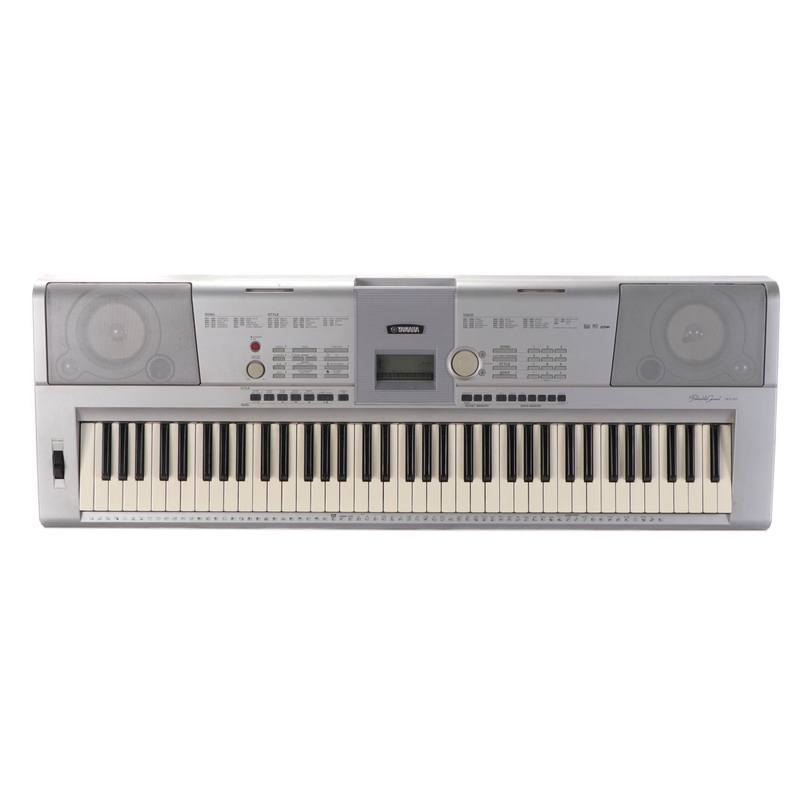 Yamaha Dgx-205 Portable Electronic Keyboard | EBTH