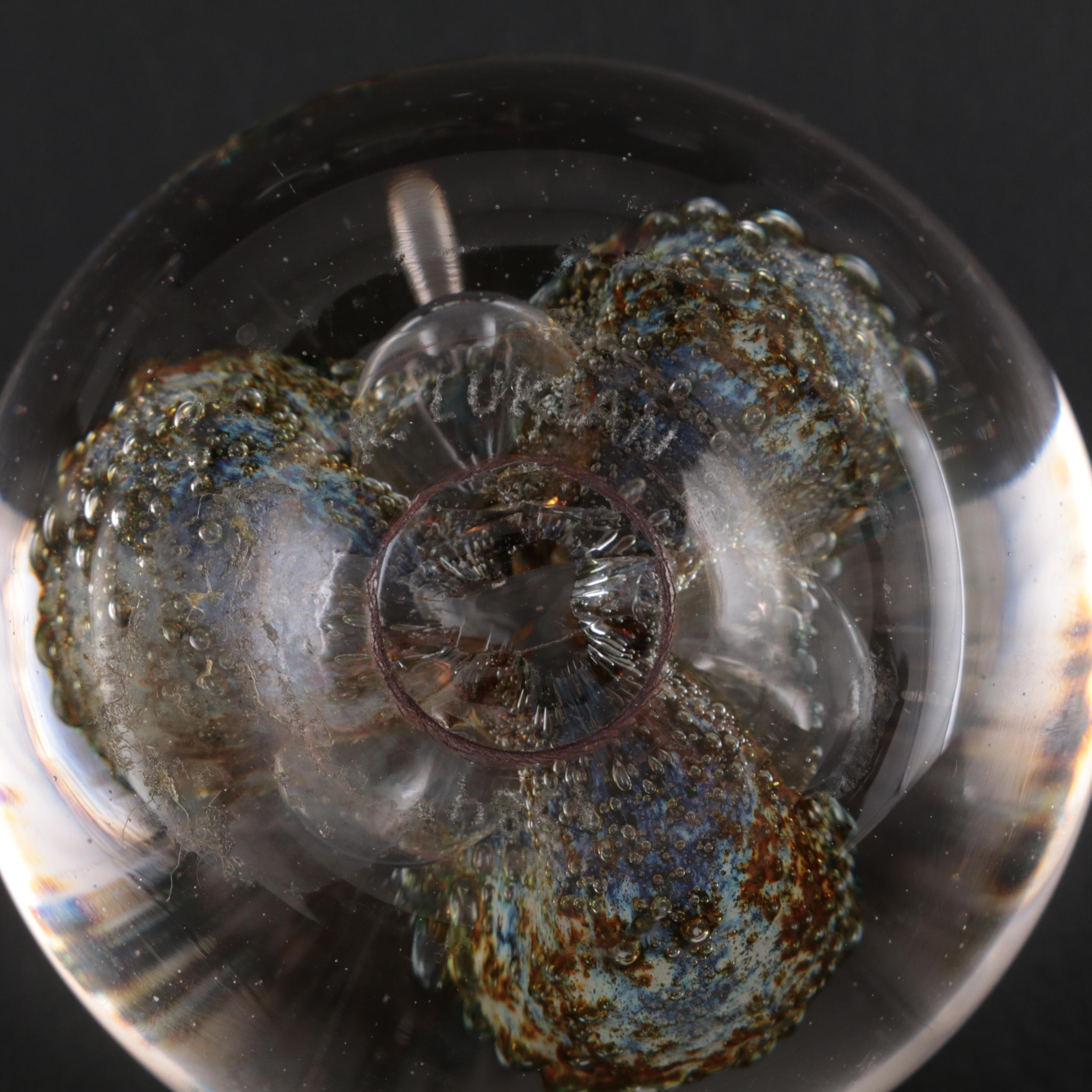 Waterford Crystal American Flag Paperweight with Other Art Glass ...