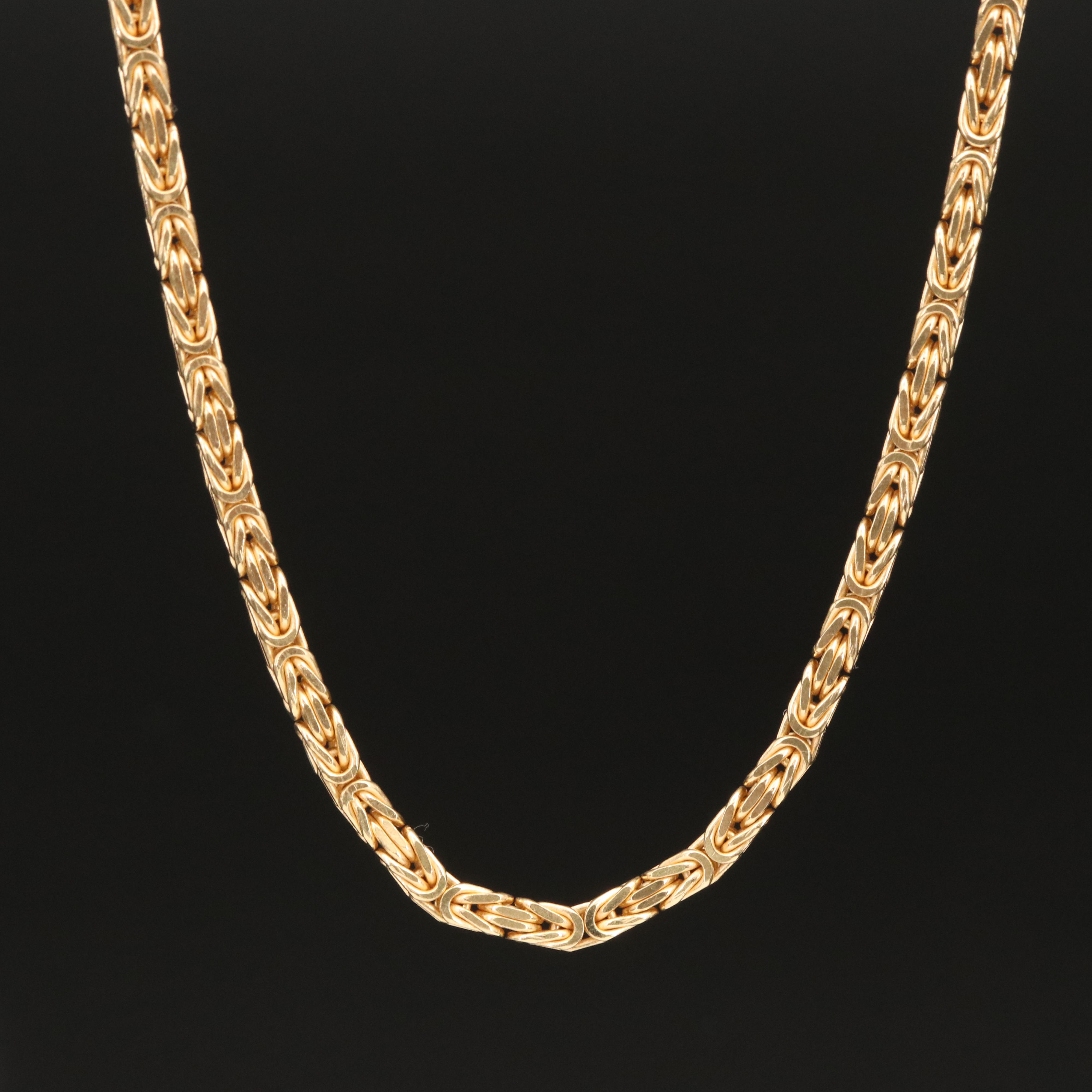 18K Byzantine Chain Necklace | EBTH