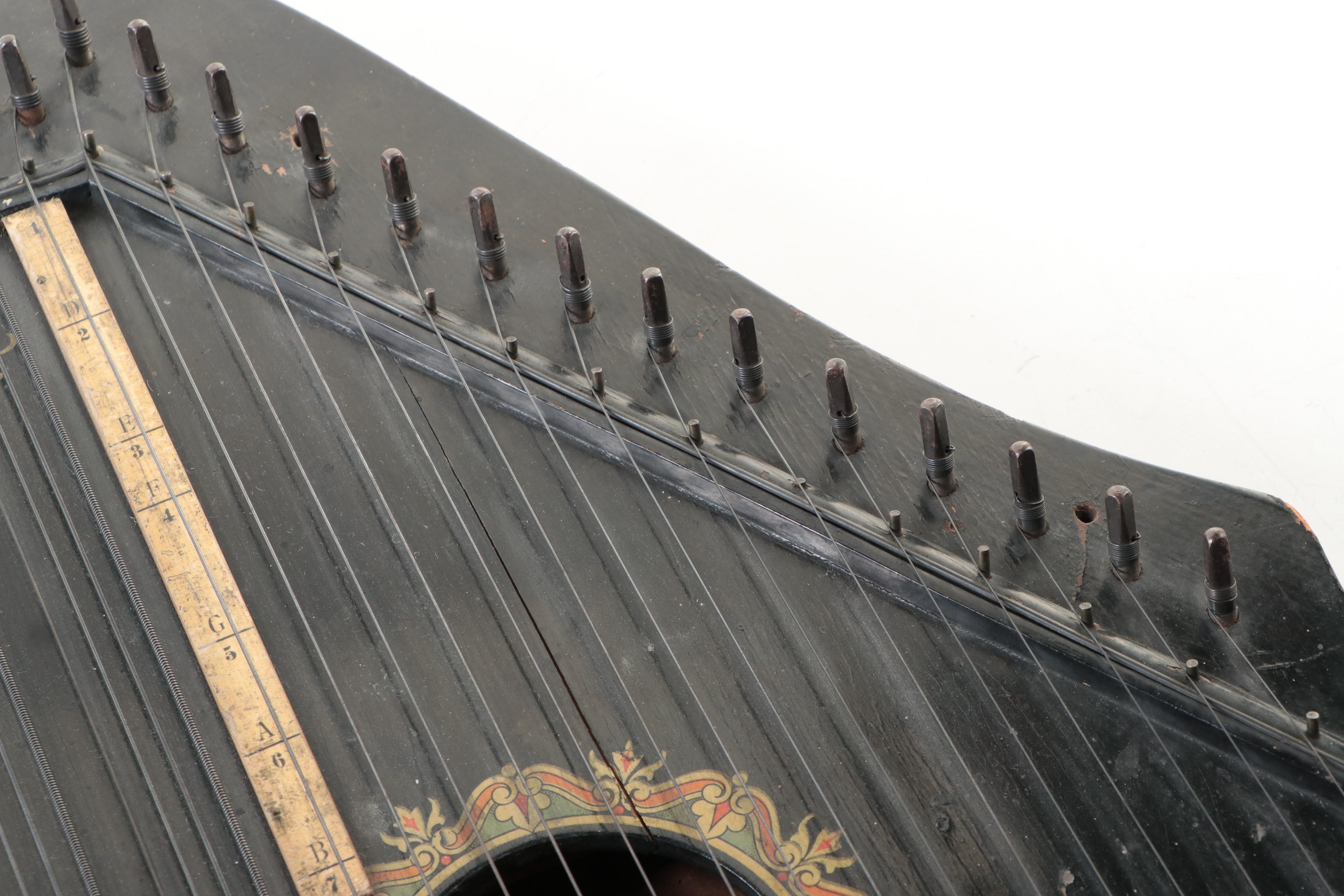 Menzenhauer Wood Guitar Zither, Early 20th Century | EBTH
