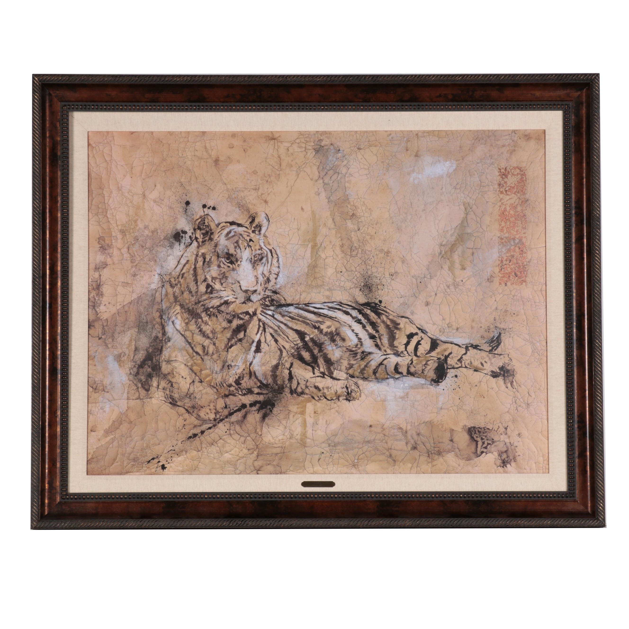 Offset Lithograph After Marta Wiley "Tiger," 21st Century | EBTH