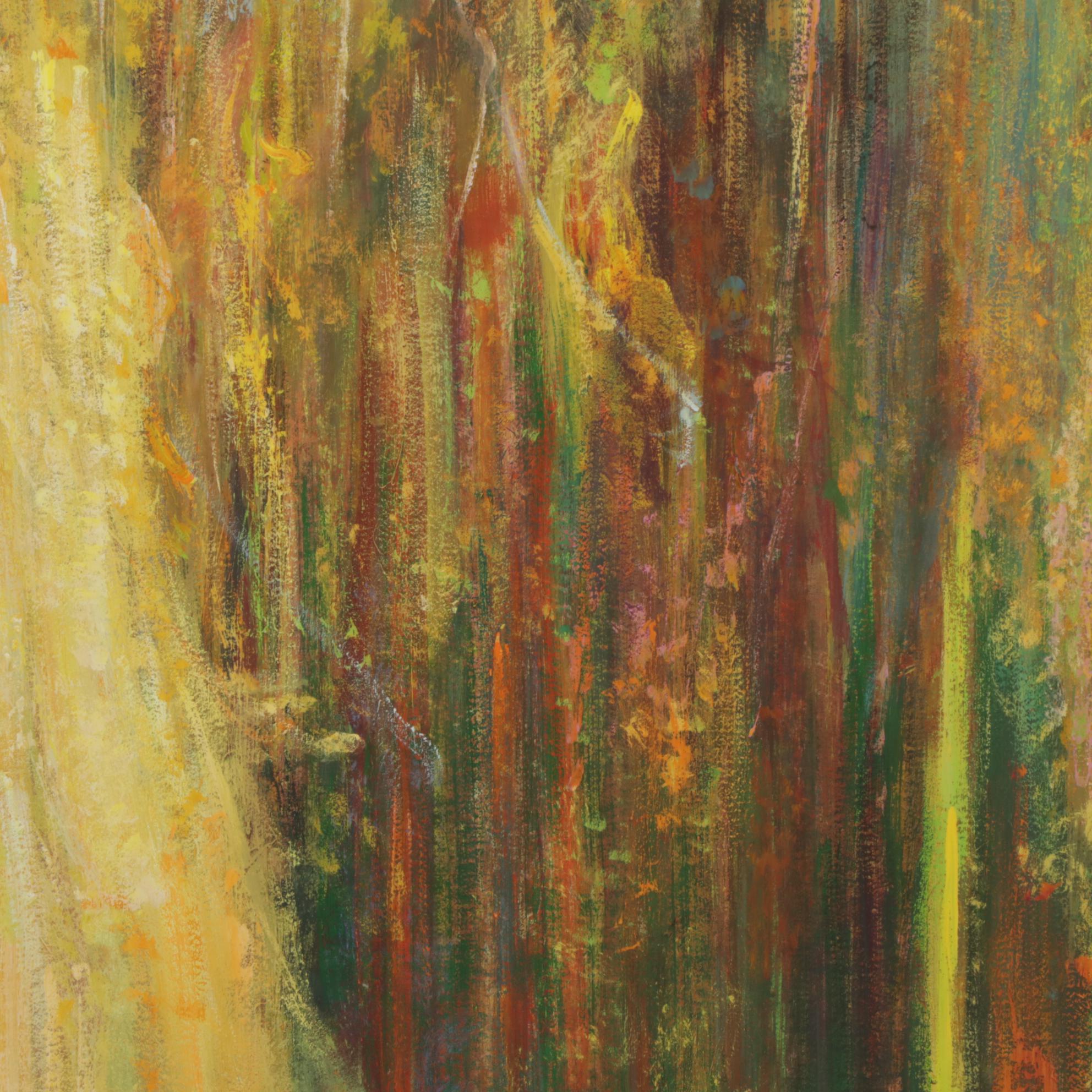 Abstract Landscape Oil Painting of Forest Pond, 2002 | EBTH