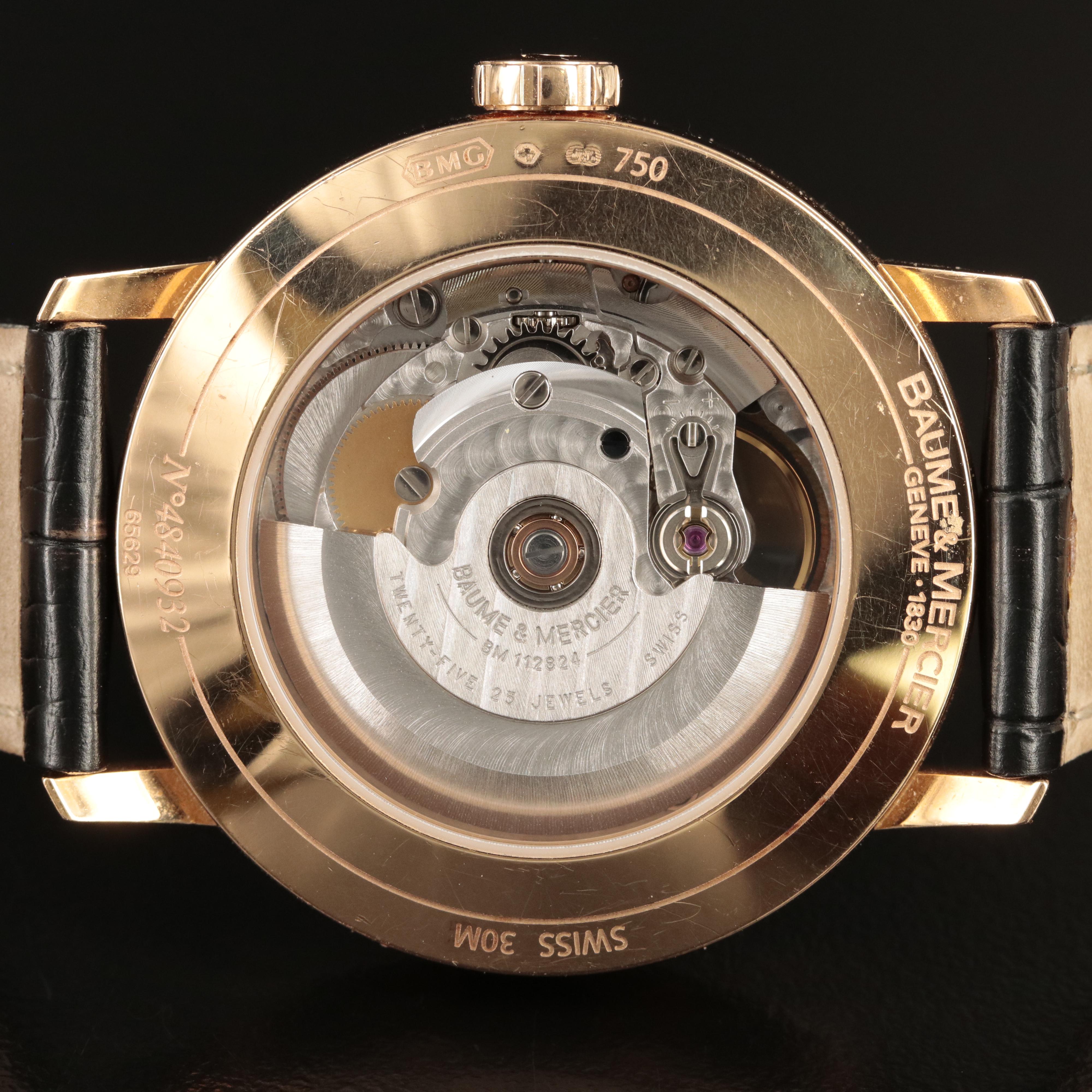 18K Baume and Mercier Open Balance Watch | EBTH