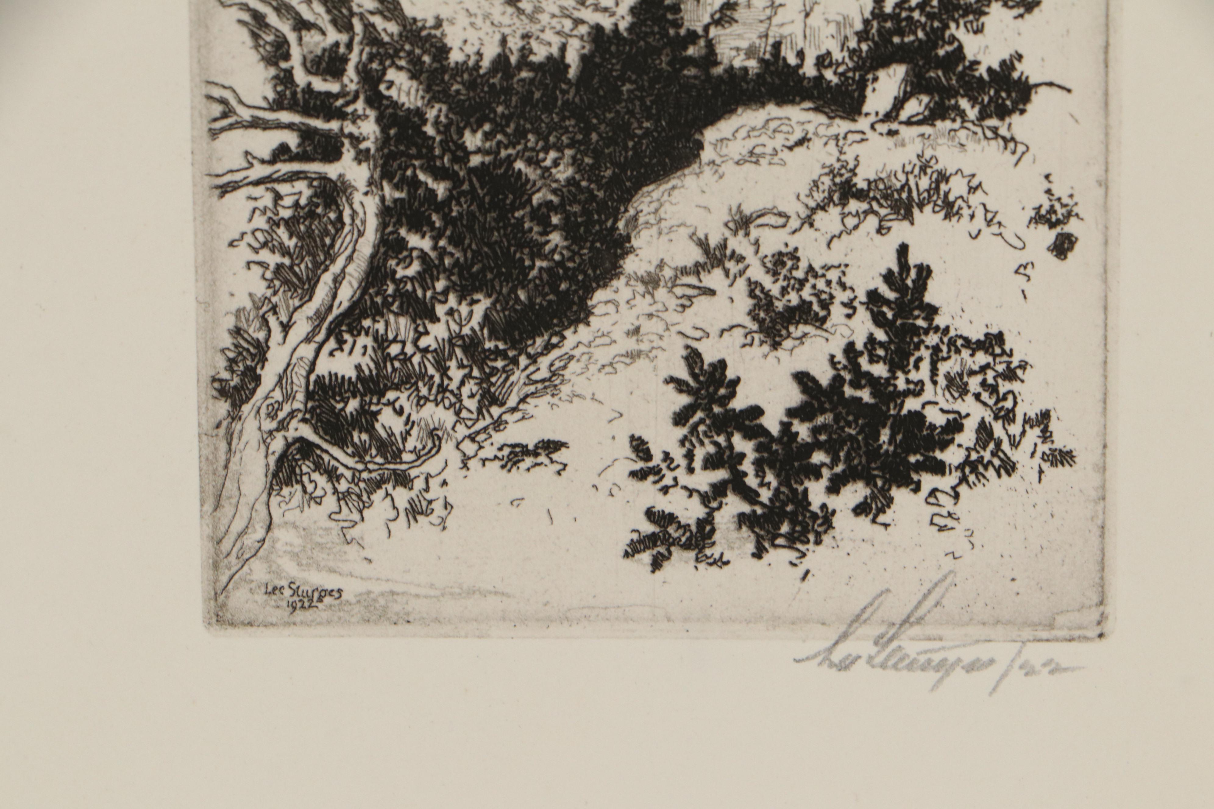 Lee Sturges Landscape Etchings, Early 20th Century | EBTH